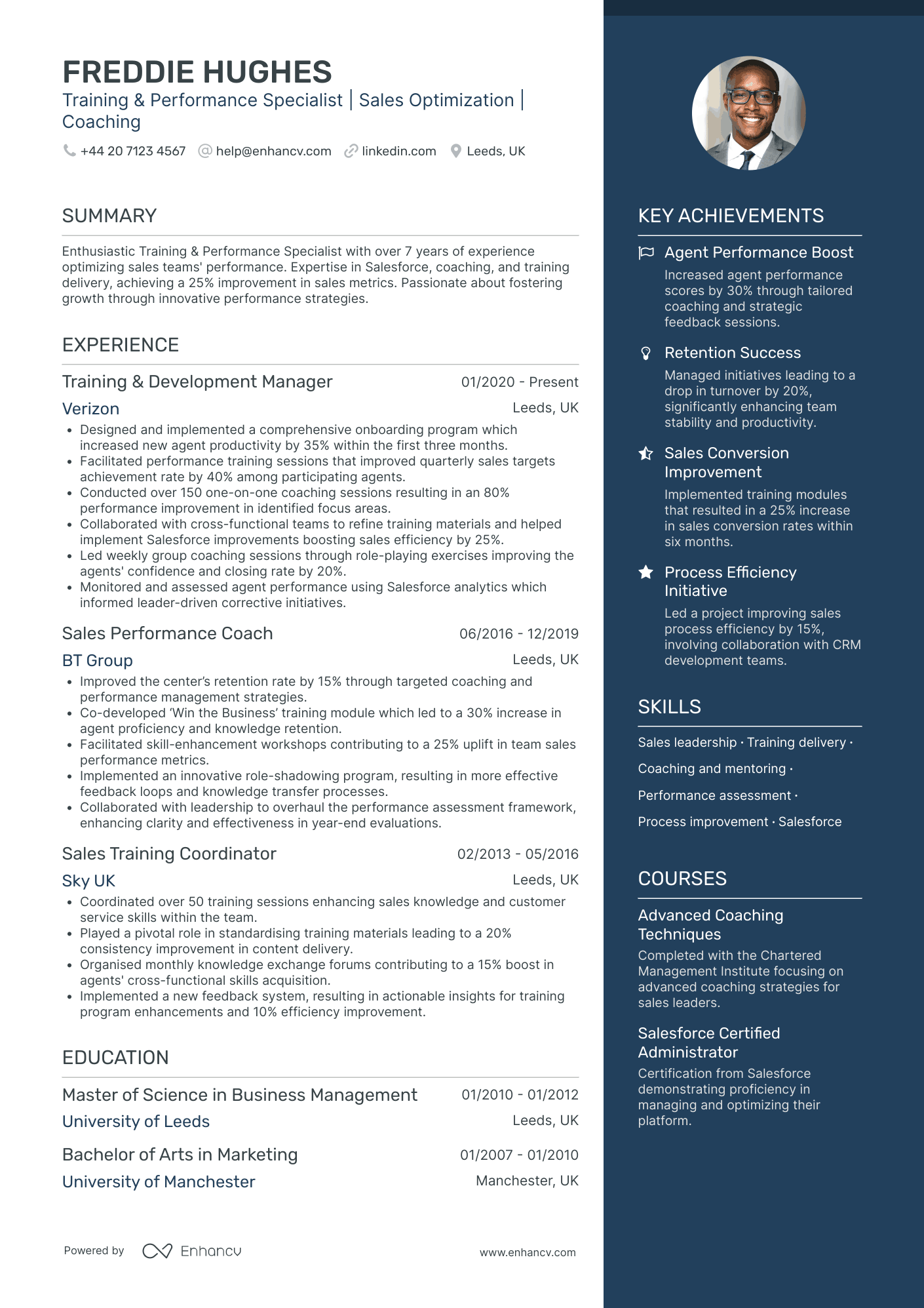 Coaching CV Examples & Guide for 2026