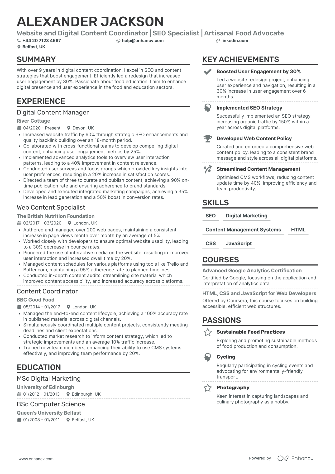 Production Coordinator CV Examples & Guide for 2026