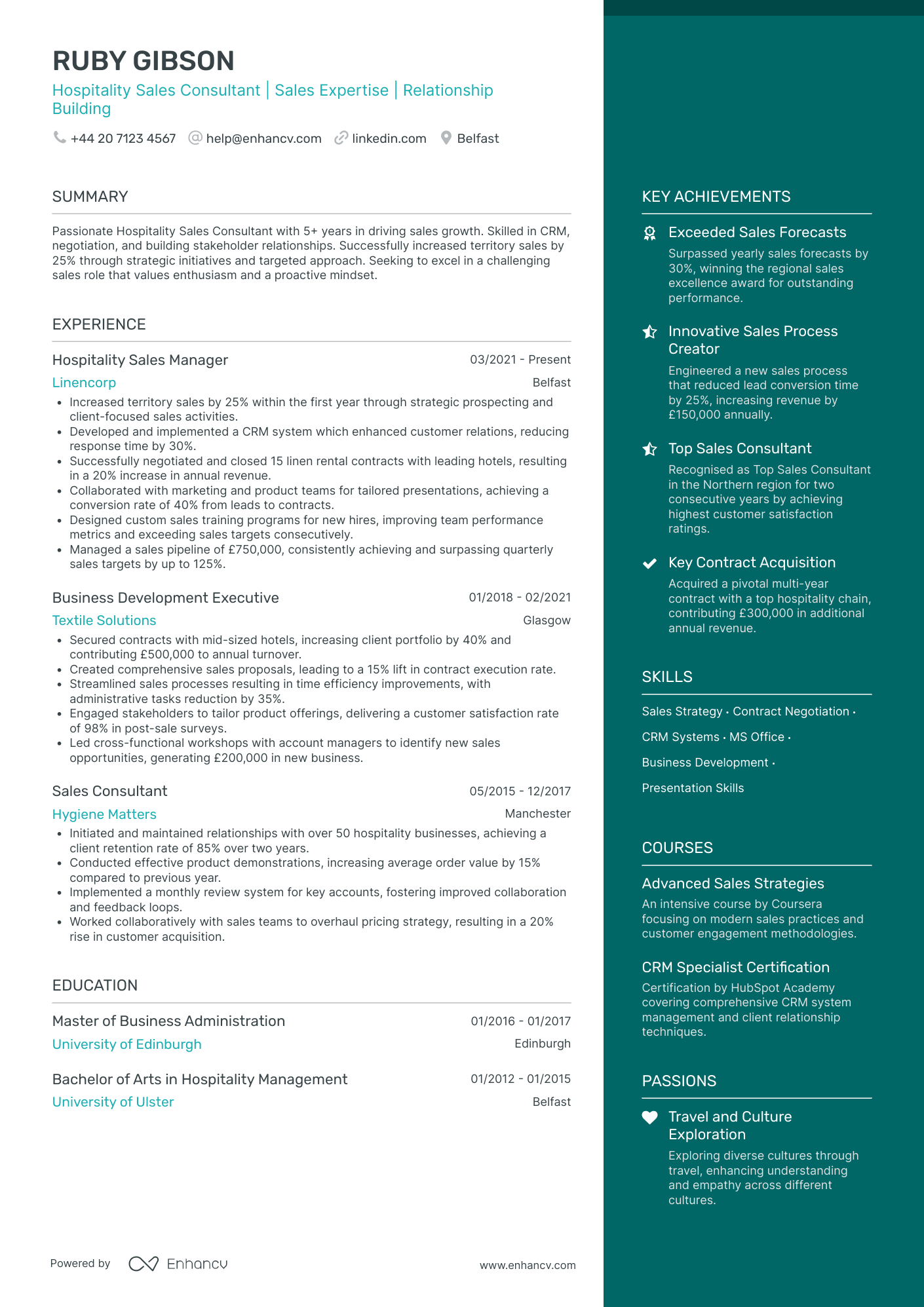 Hospitality CV Examples & Guide for 2026