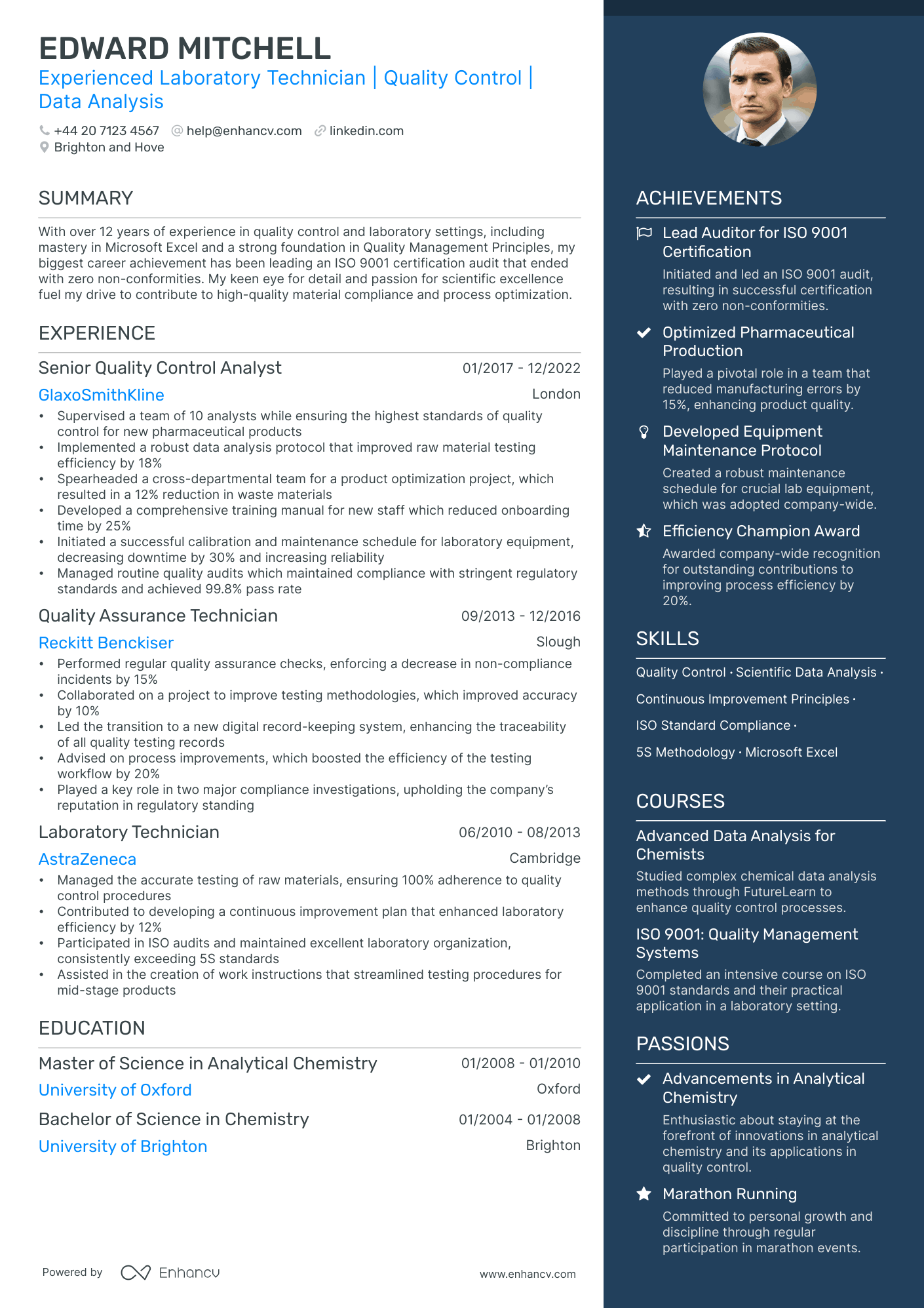 Lab Technician CV Examples & Guide for 2025