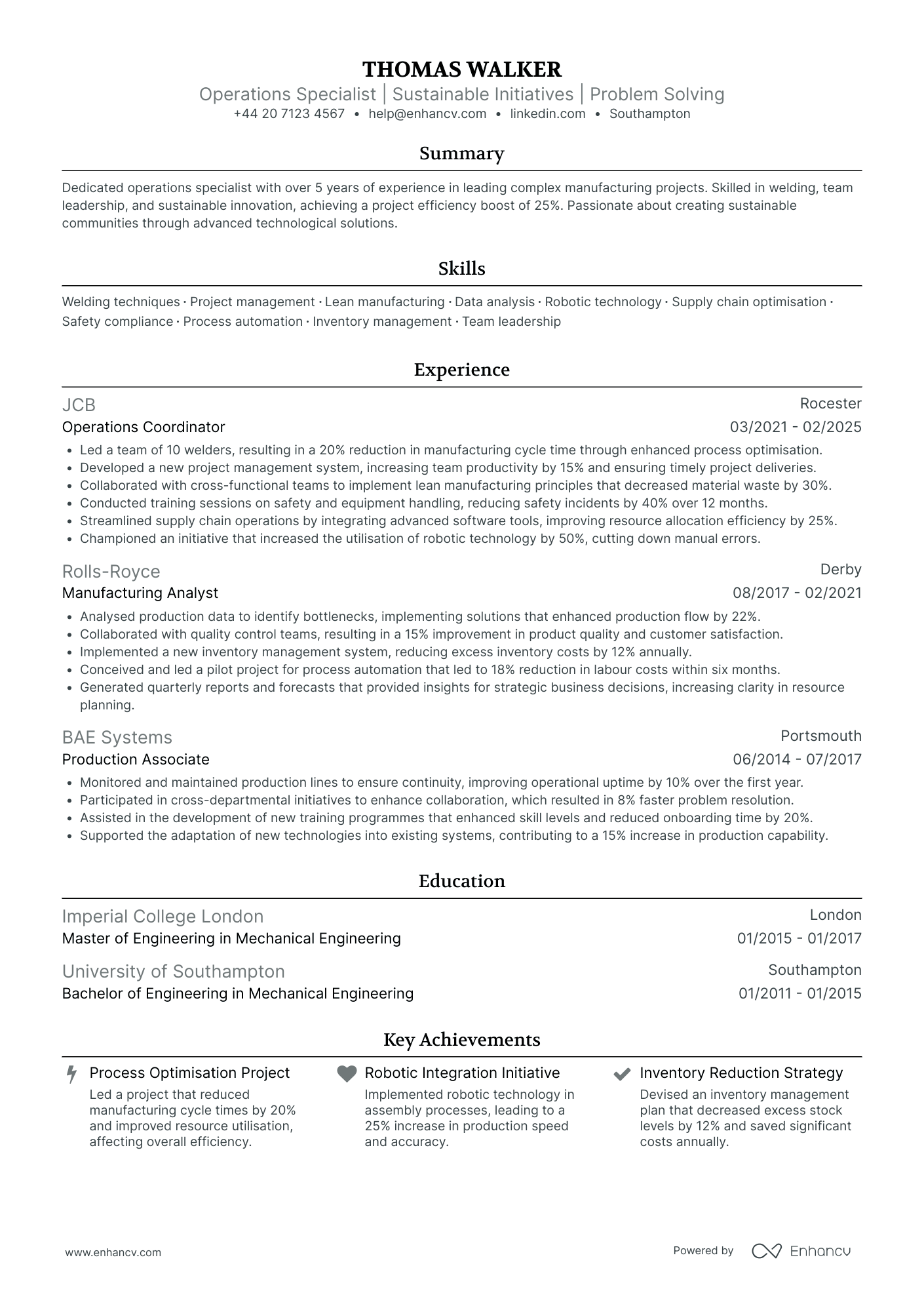 Welder CV Examples & Guide for 2026