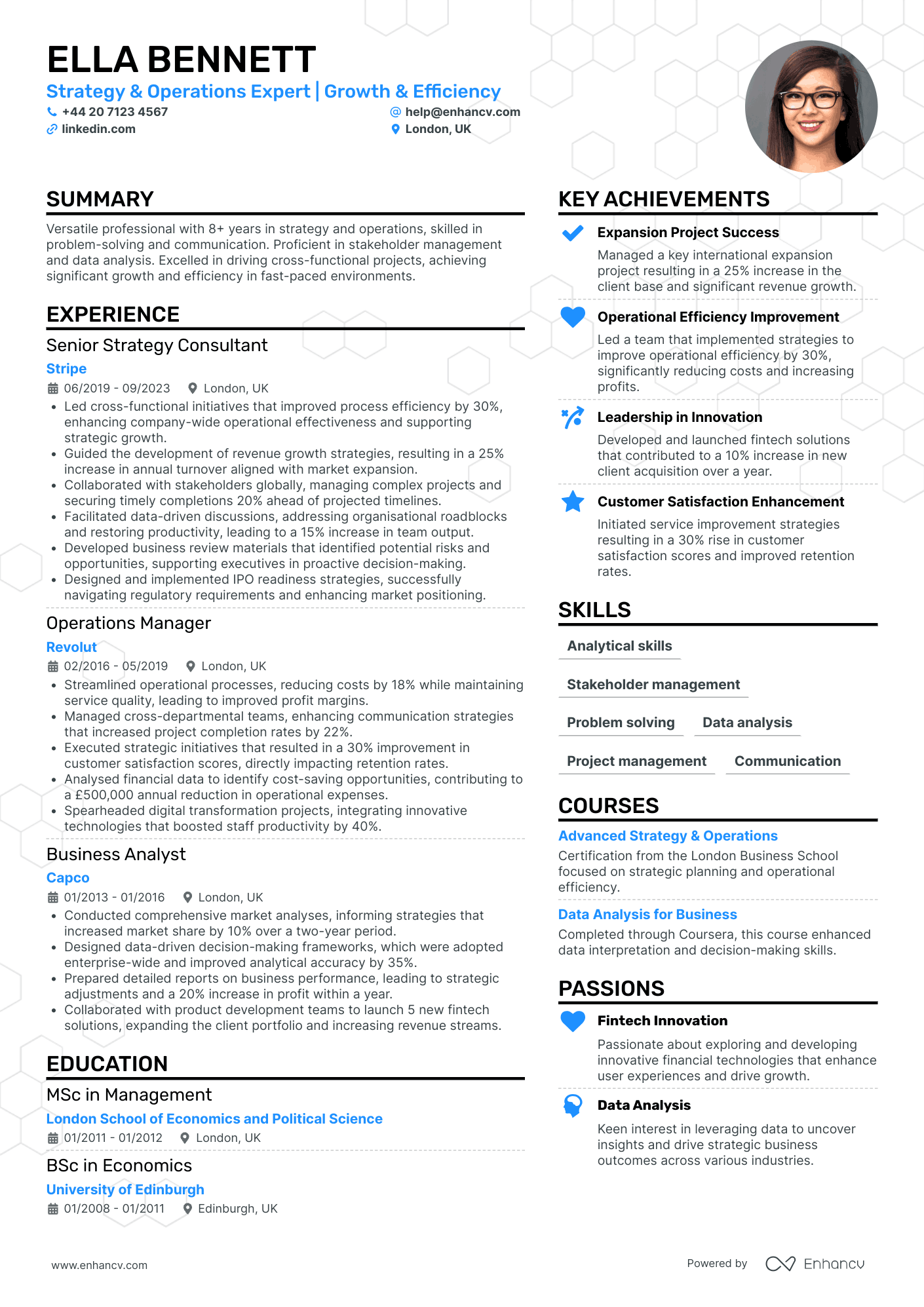 Chief of Staff CV Examples & Guide for 2026