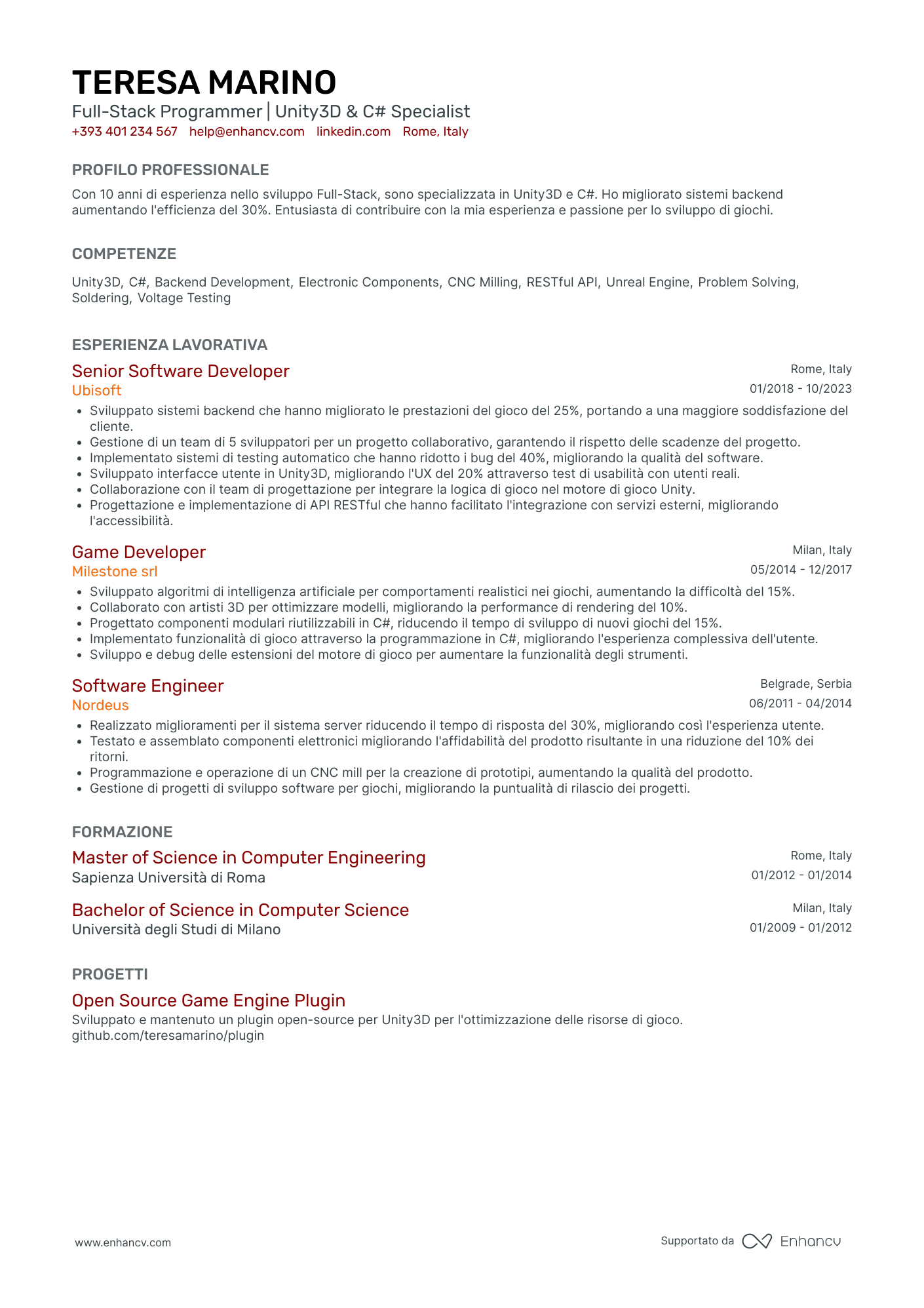 16 Esempi di Curriculum per Programmatore Junior che Hanno Fatto Assumere