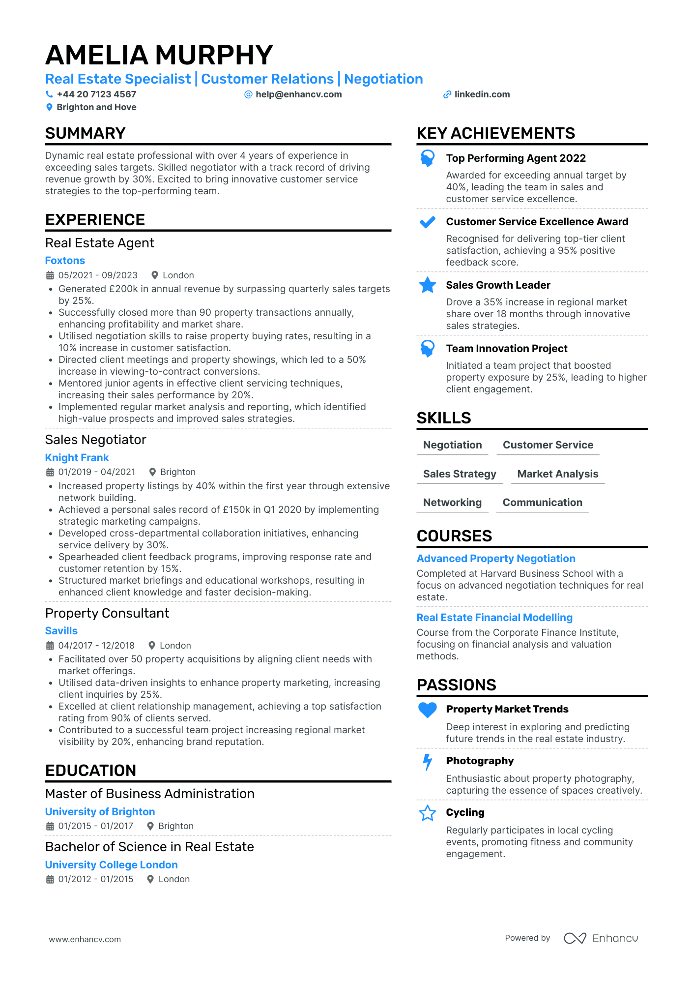 Estate Agent CV Examples & Guide for 2026