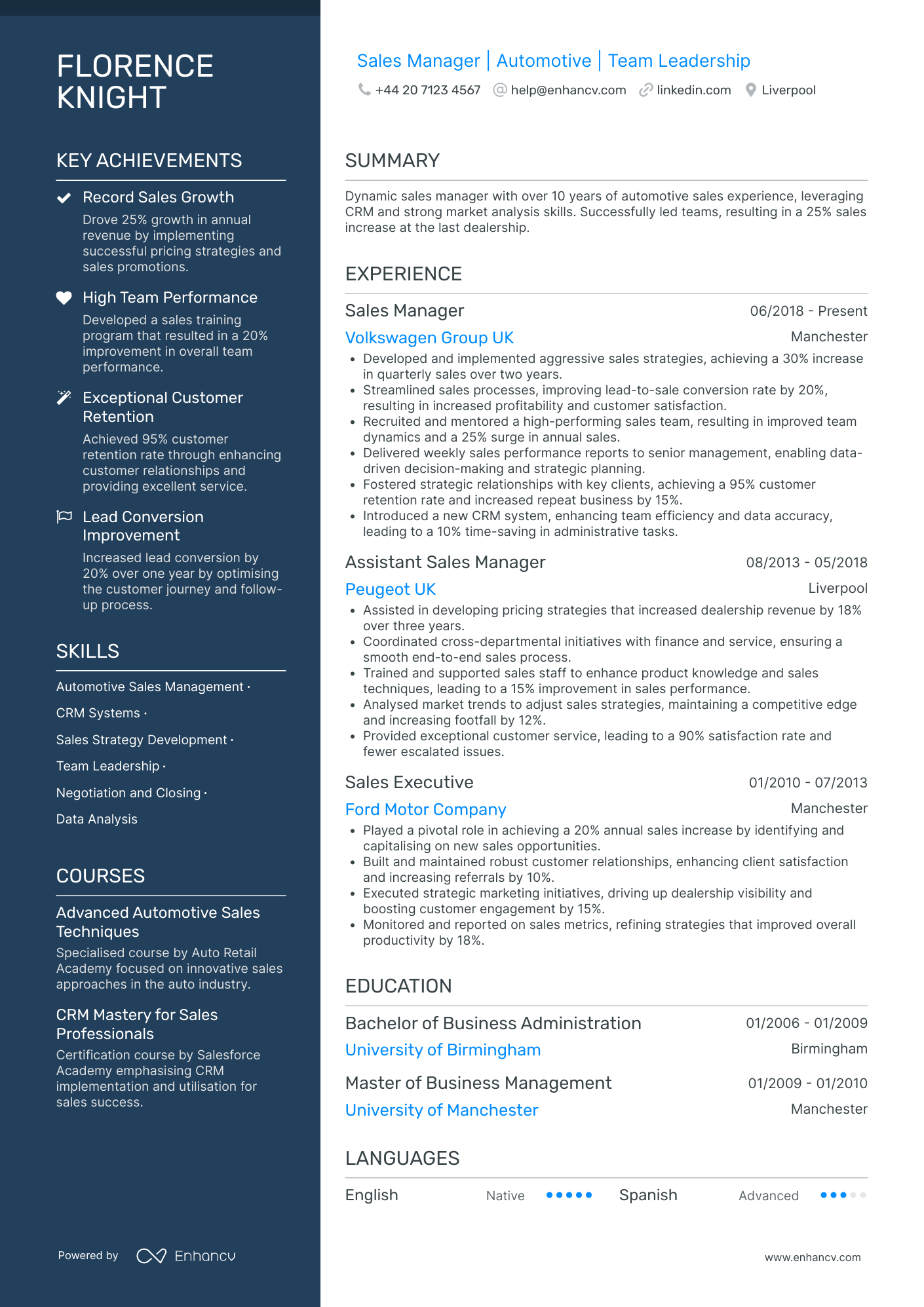 Coaching CV Examples & Guide for 2026