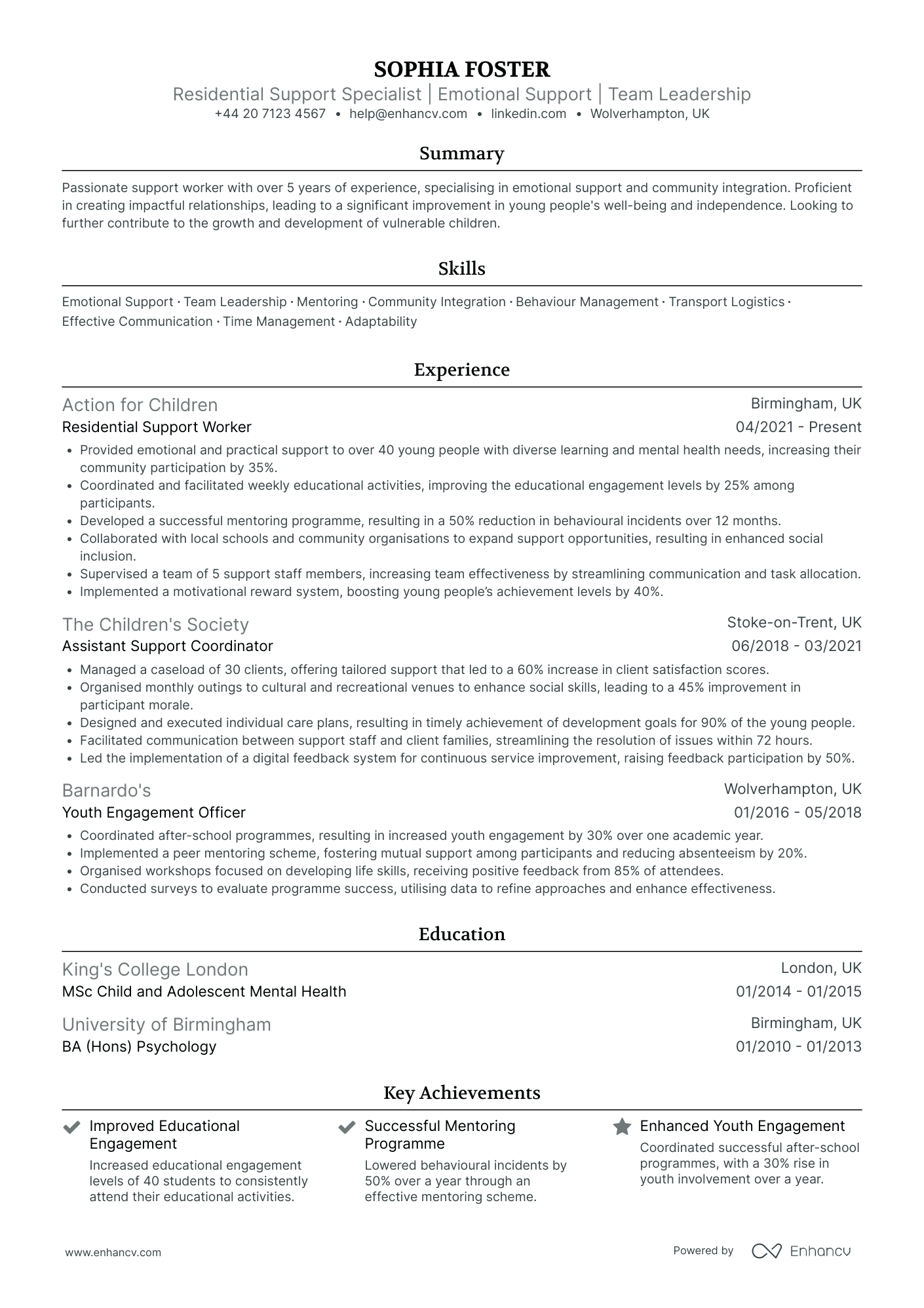 Support Worker CV Examples & Guide for 2026