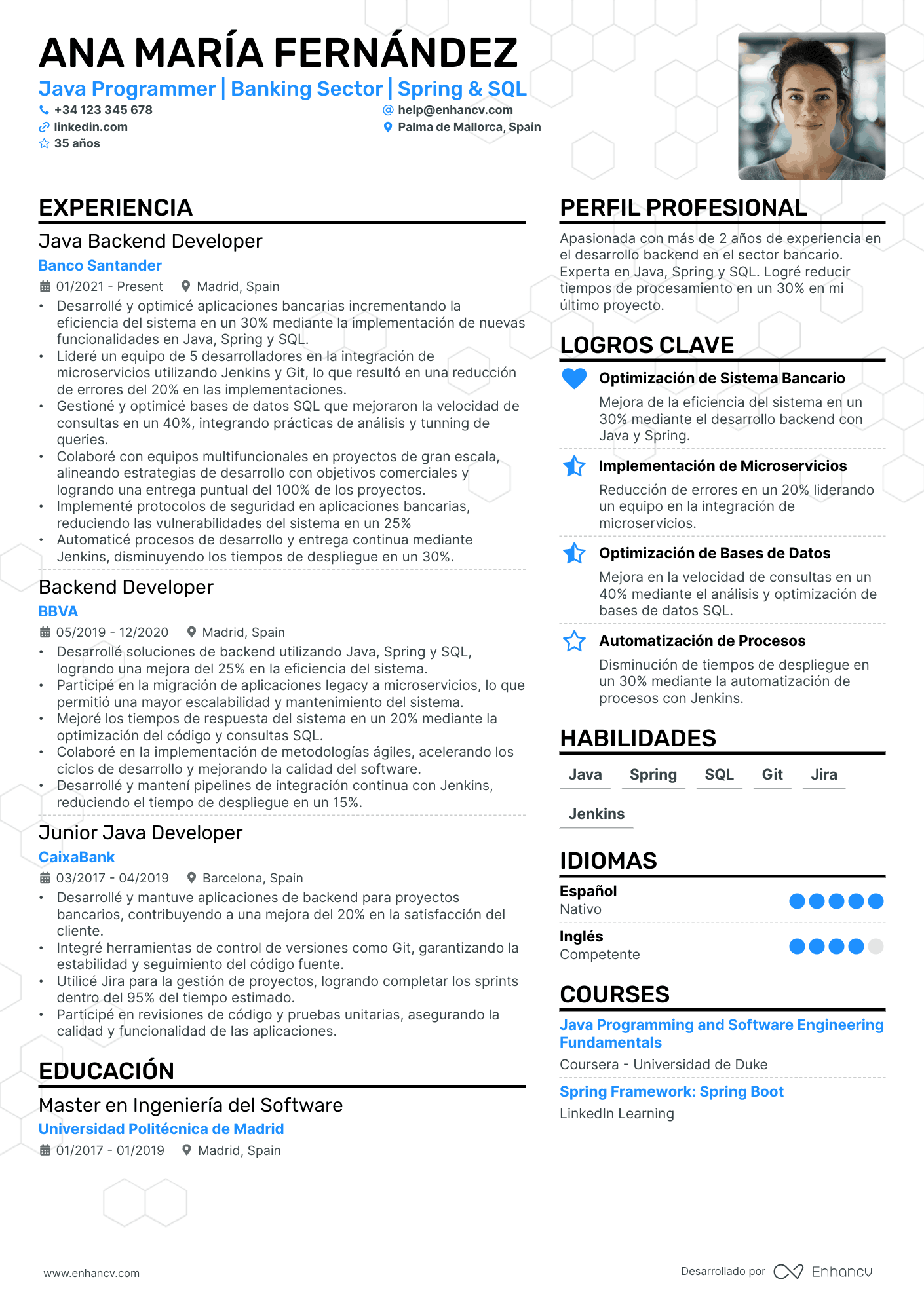 CV Ejemplos: +80 Currículum Vitae Hechos y Para Descargar