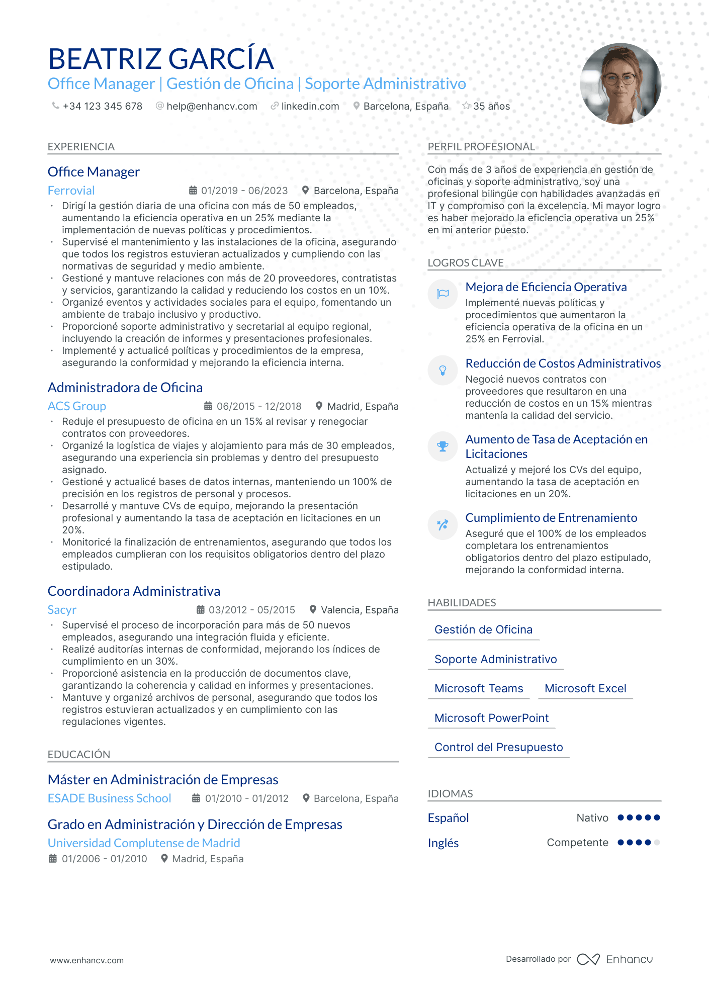 CV Ejemplos: +80 Currículum Vitae Hechos y Para Descargar