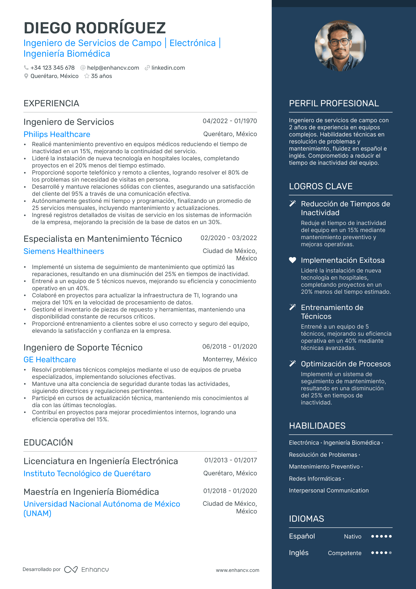 CV Ejemplos: +80 Currículum Vitae Hechos y Para Descargar