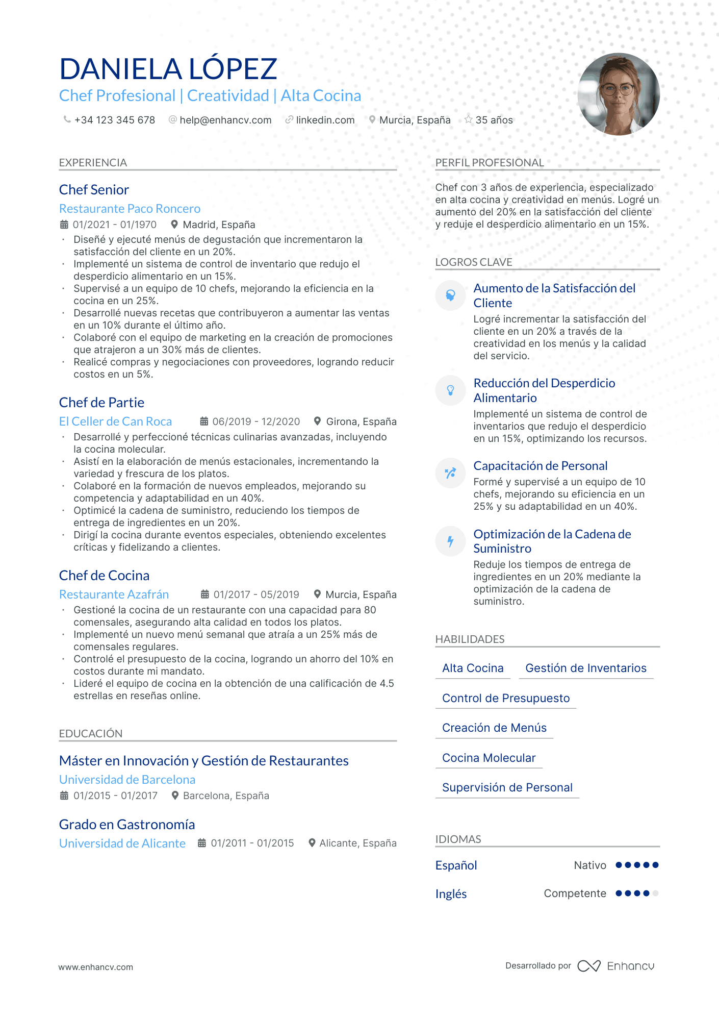 CV Ejemplos: +80 Currículum Vitae Hechos y Para Descargar
