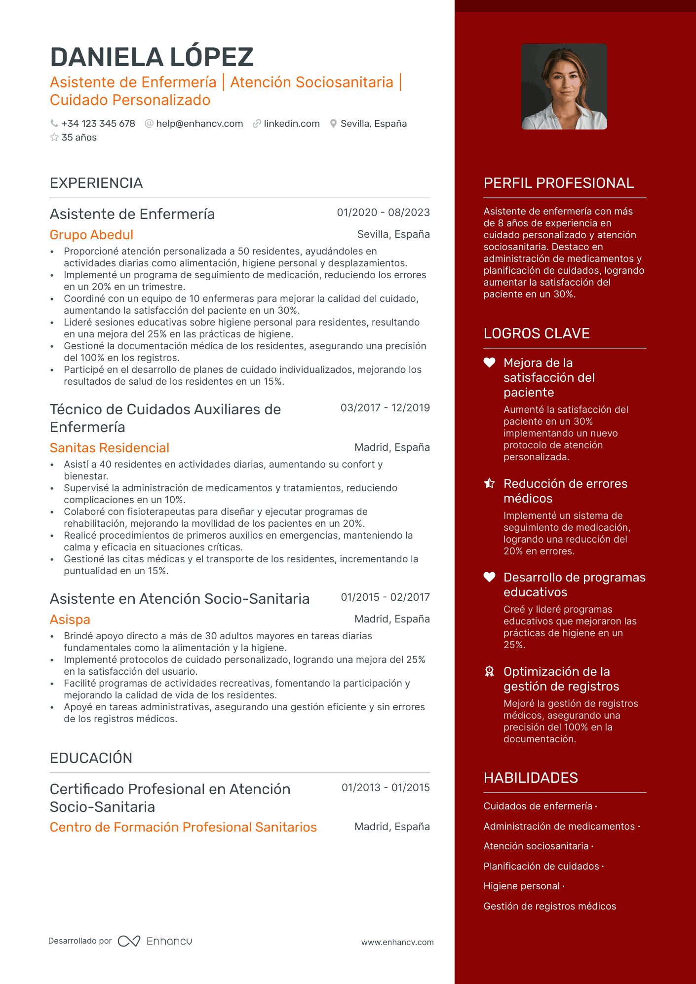 CV Ejemplos: +80 Currículum Vitae Hechos y Para Descargar