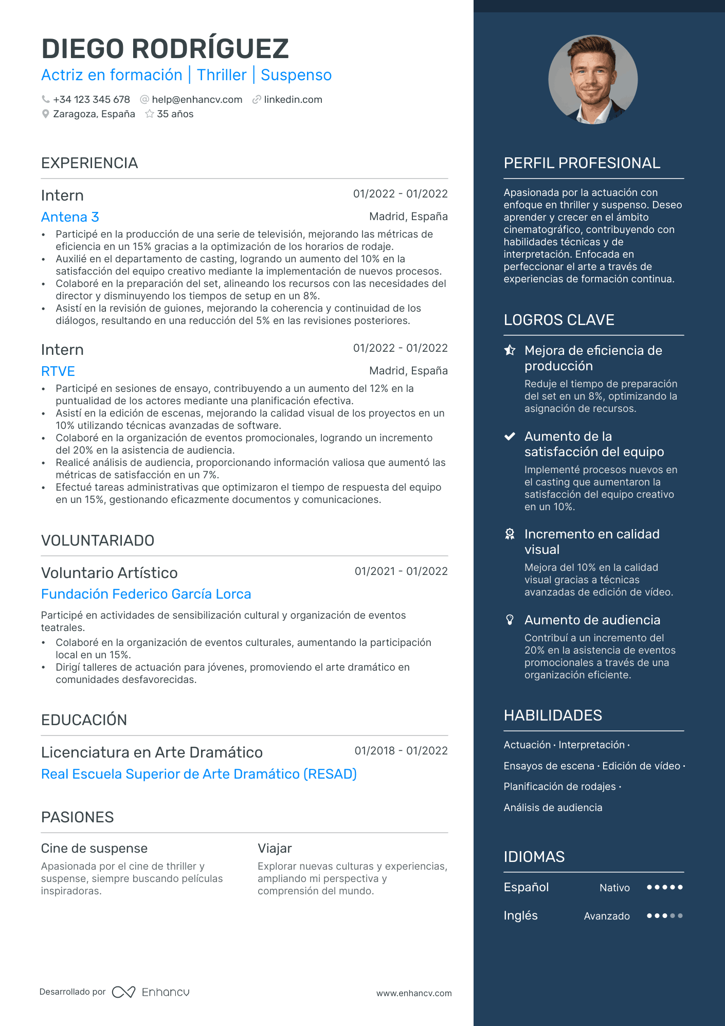 CV Ejemplos: +80 Currículum Vitae Hechos y Para Descargar