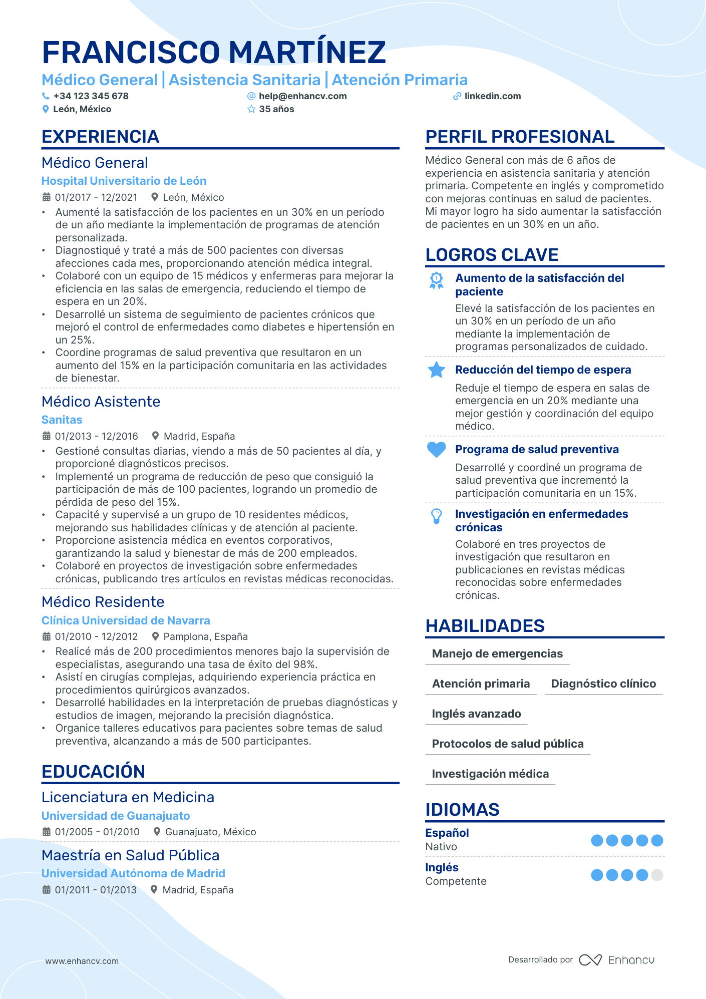CV Ejemplos: +80 Currículum Vitae Hechos y Para Descargar