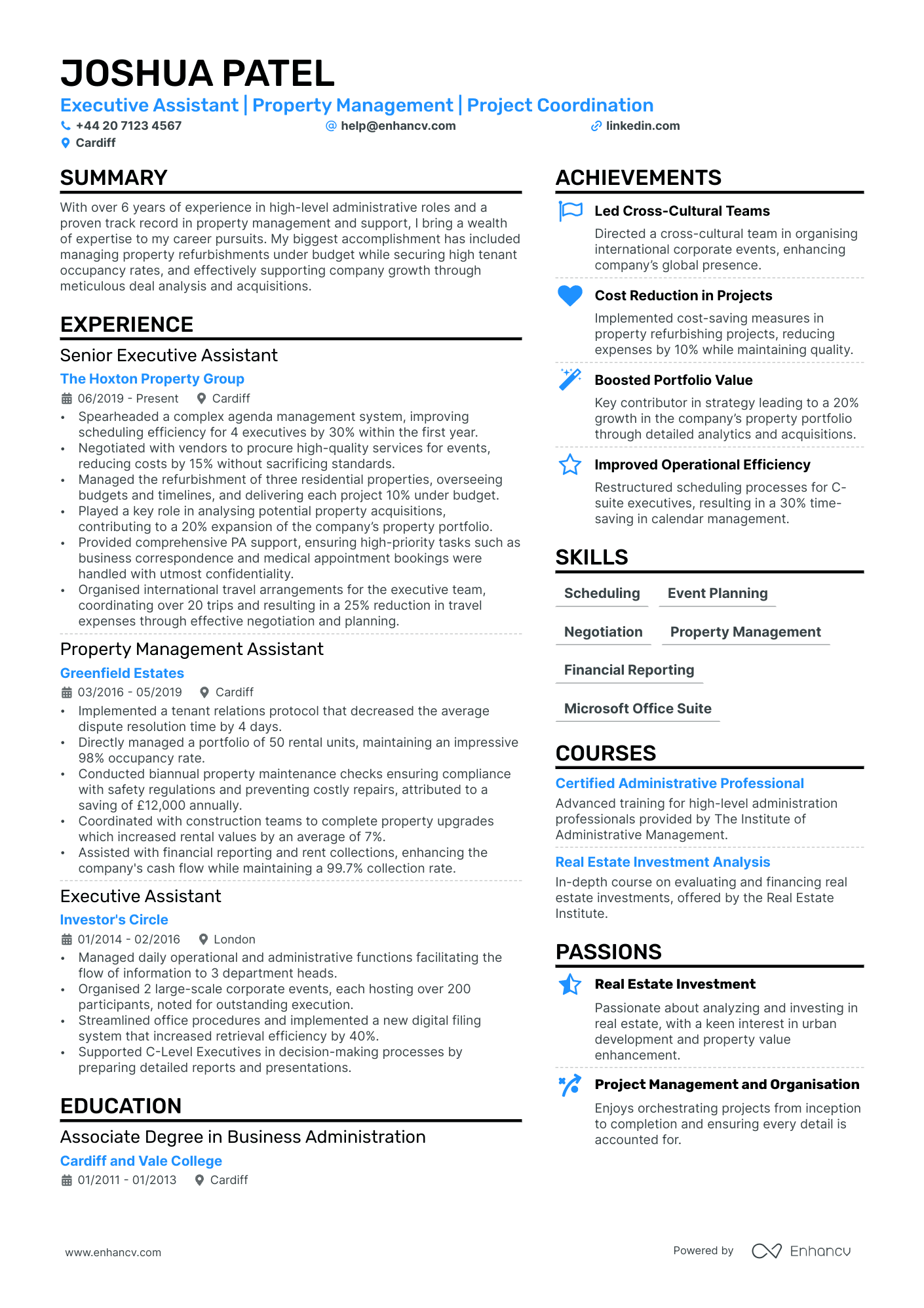 Personal Assistant CV Examples & Guide for 2024