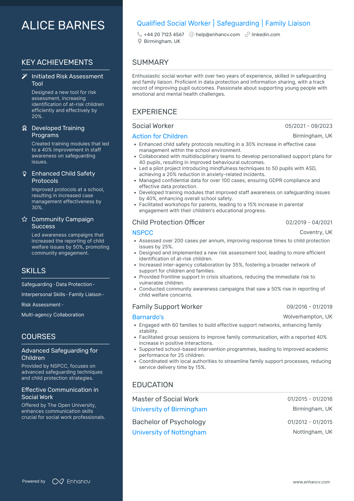 Social Worker CV Examples & Guide for 2026