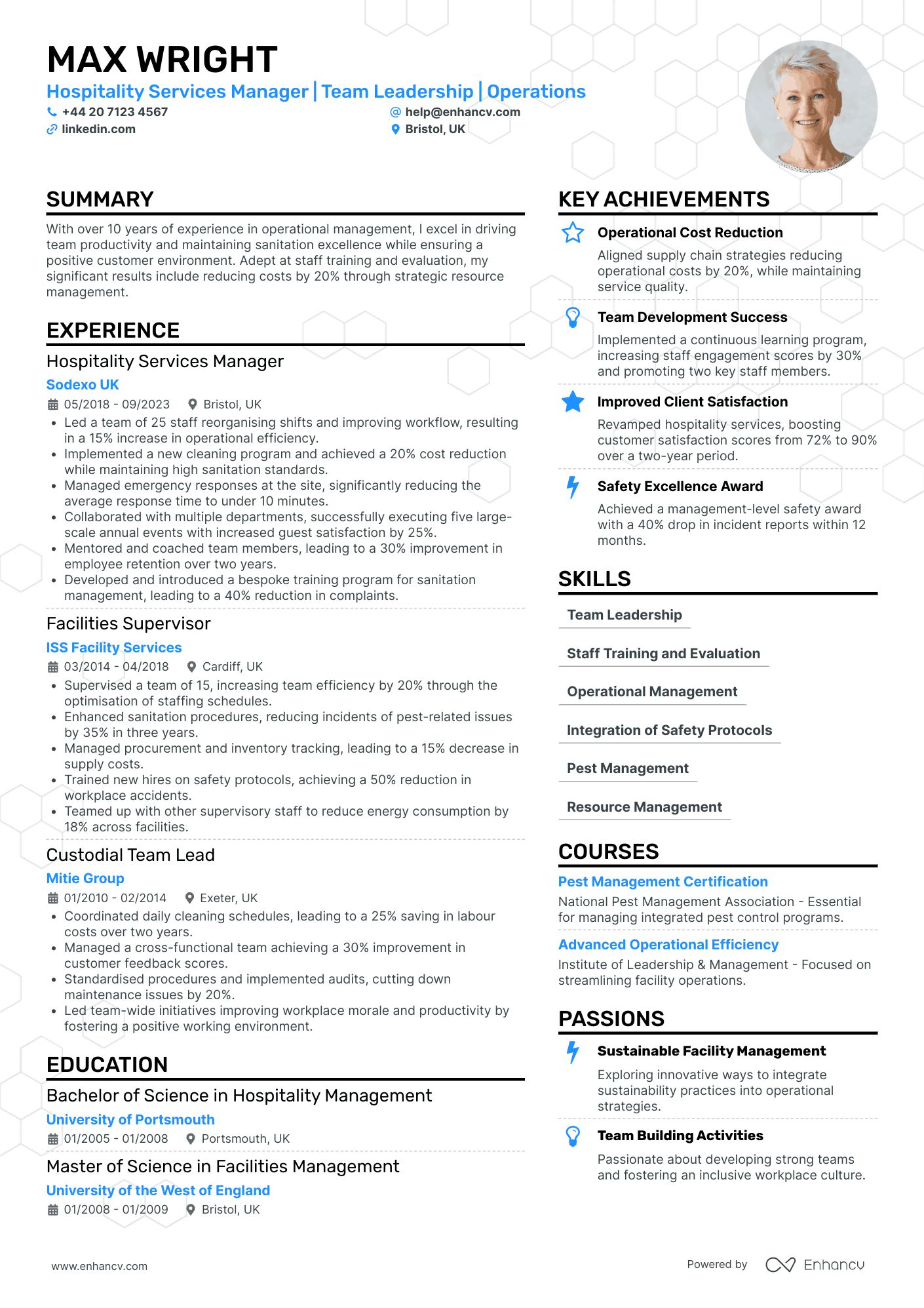 Hospitality Manager CV Examples & Guide for 2026