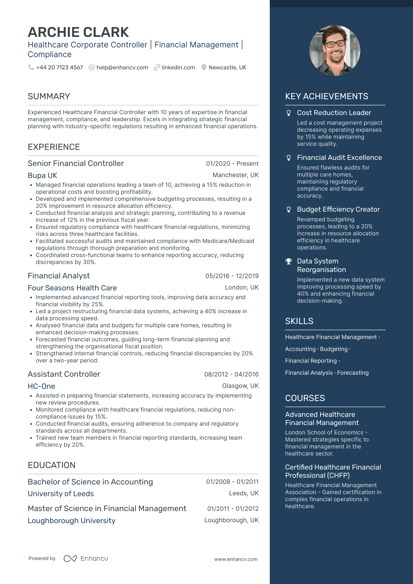 Financial Controller CV Examples & Guide for 2026