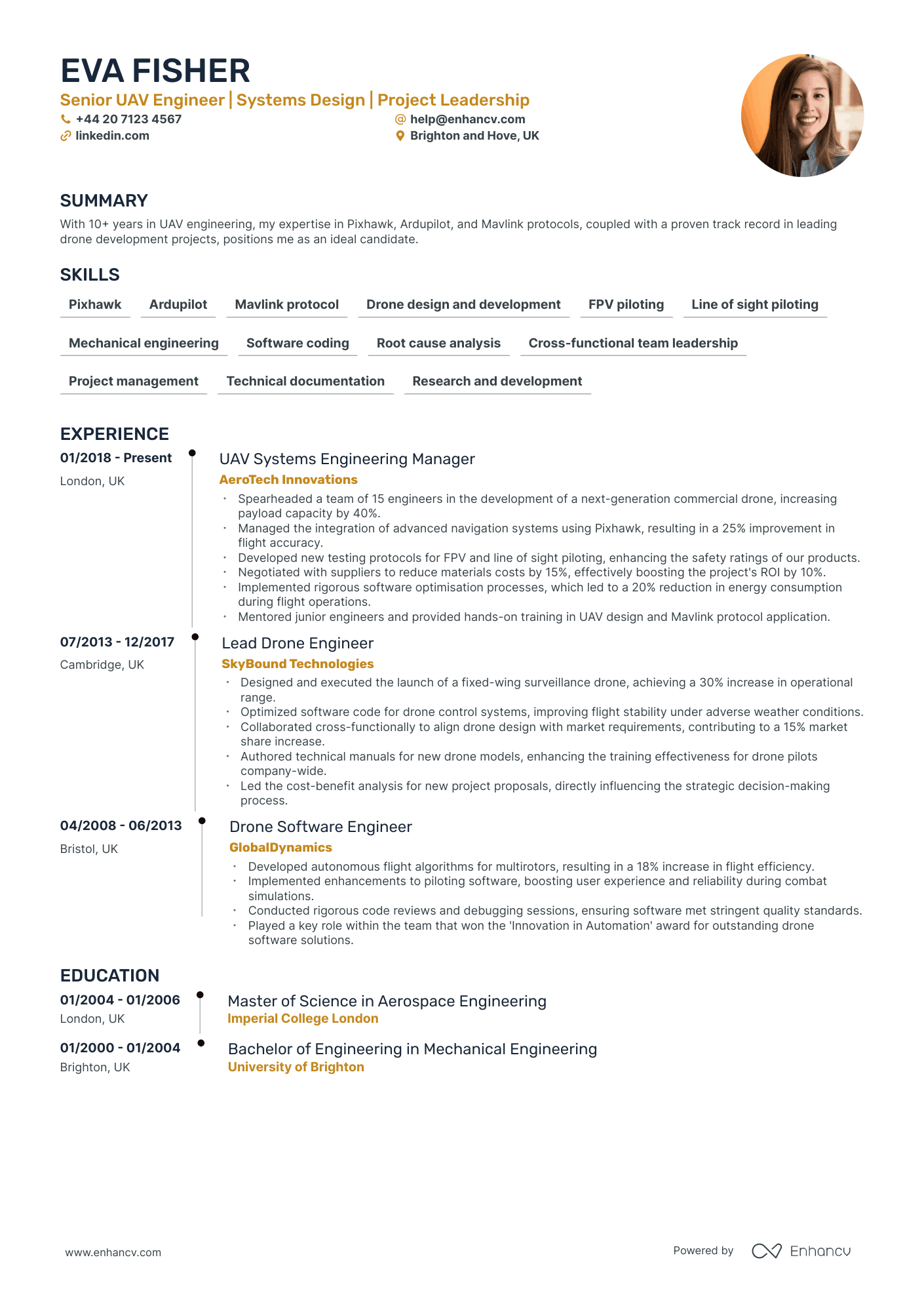 Pilot CV Examples & Guide for 2025
