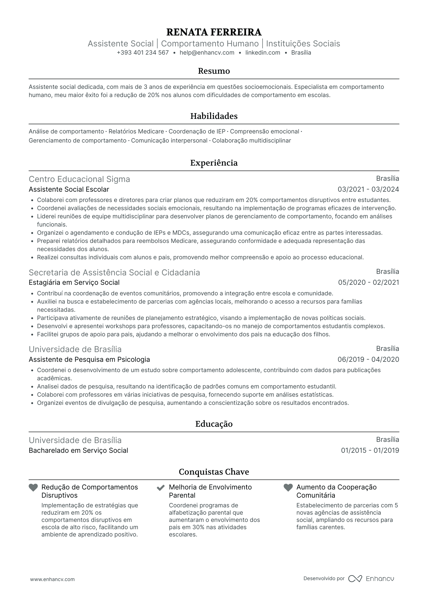 15 Exemplos de Currículo para Assistente Social que Conseguiram Emprego ...