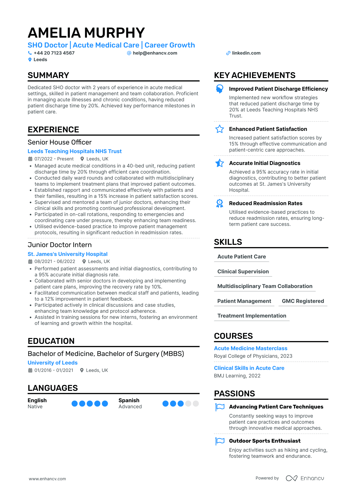 Doctor CV Examples & Guide for 2026