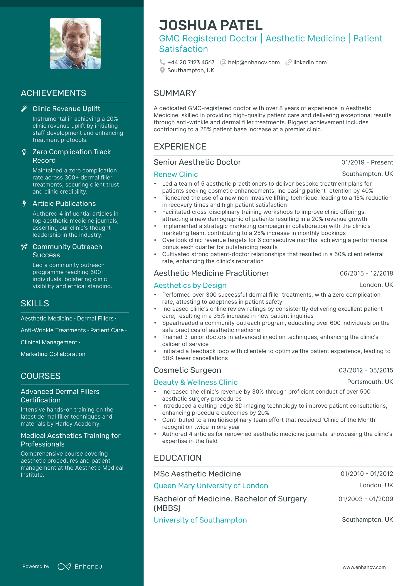 Doctor CV Examples & Guide for 2025