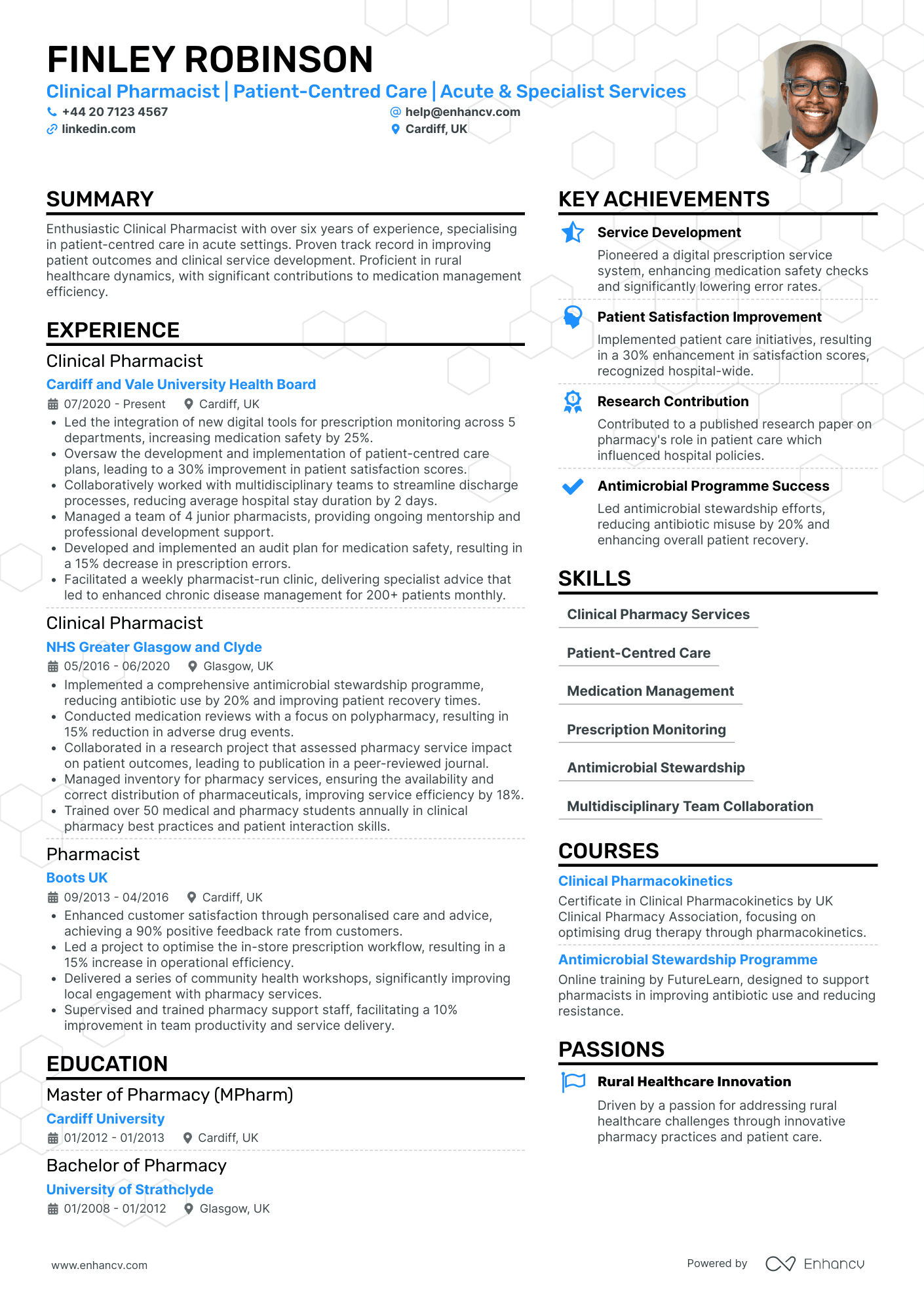 Pharmacist CV Examples & Guide for 2026