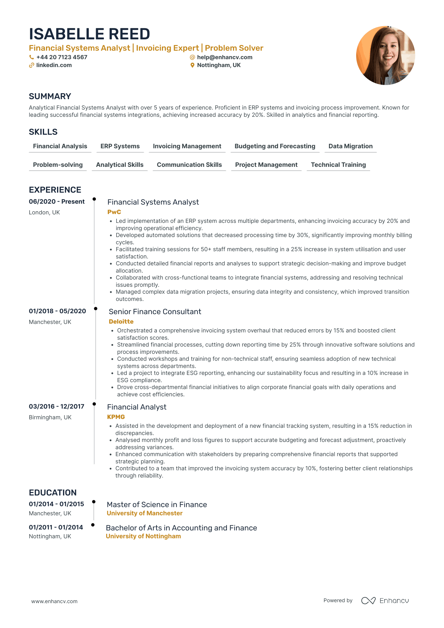 System Analyst CV Examples & Guide for 2025