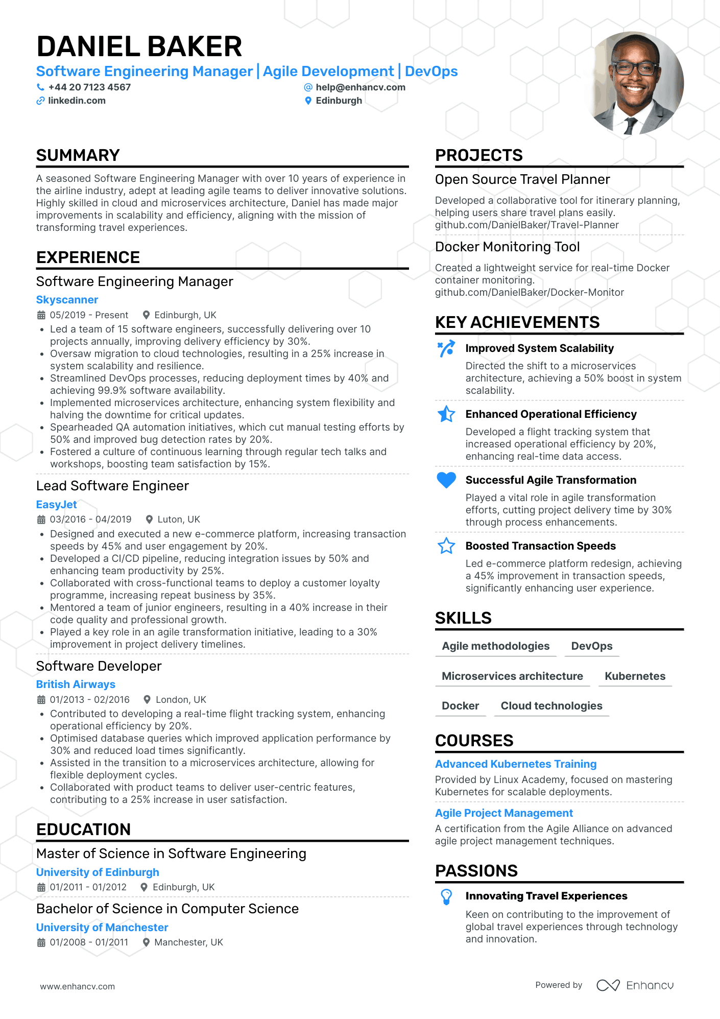 Engineering Manager CV Examples & Guide for 2026