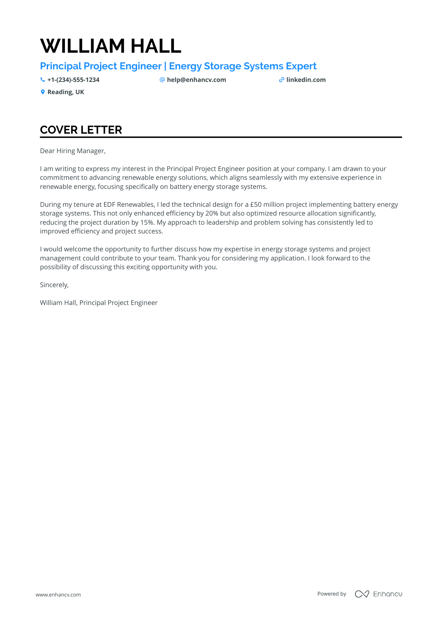 Project Engineer Cover Letter Examples & Guide for 2025
