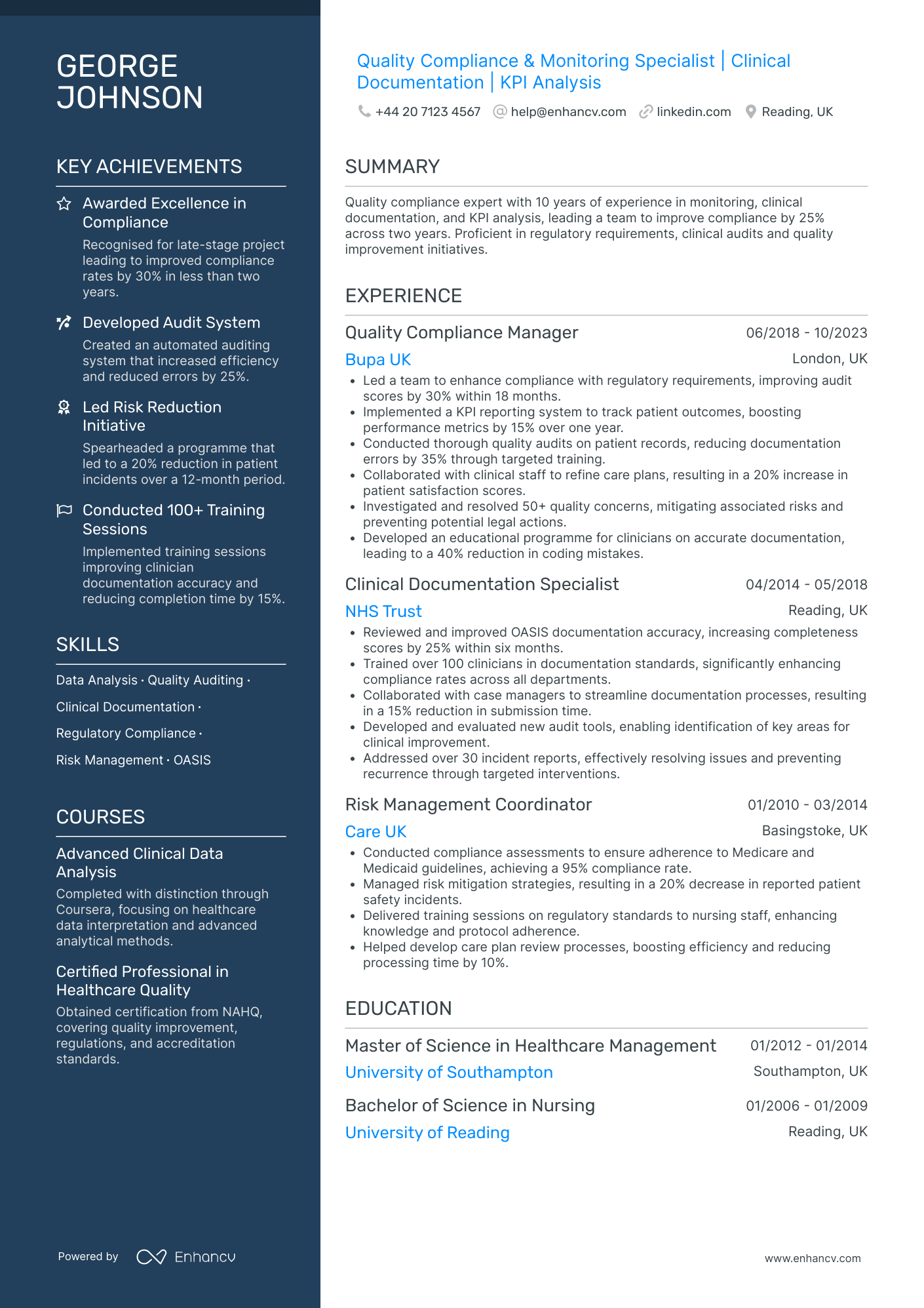 Healthcare CV Examples & Guide for 2026