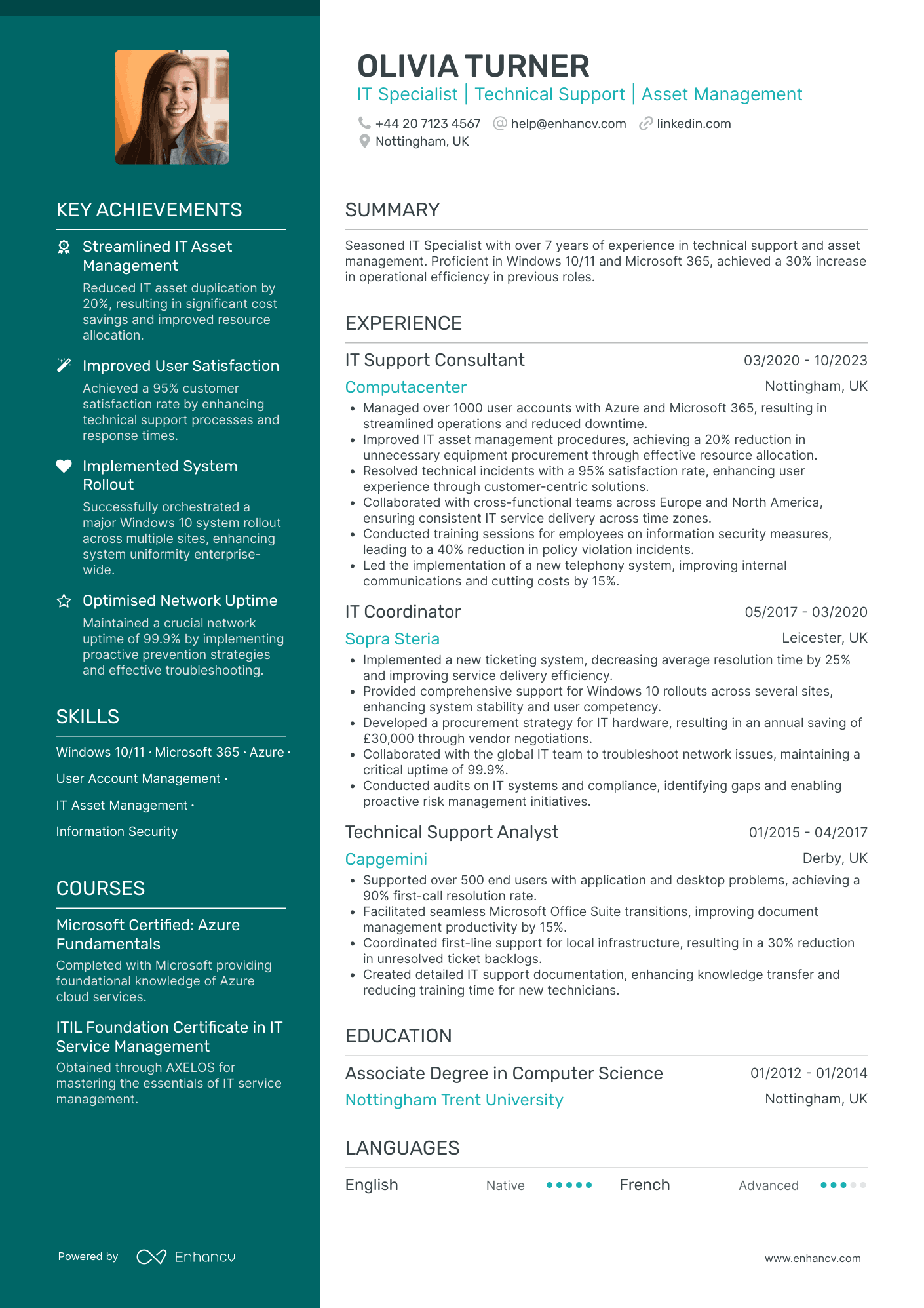 IT Technician CV Examples & Guide for 2026
