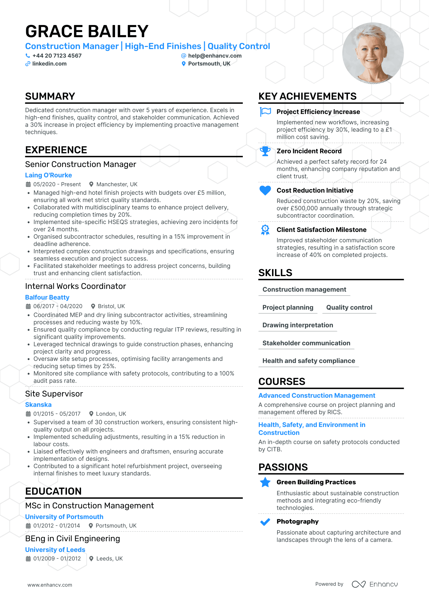 Construction CV Examples & Guide for 2026