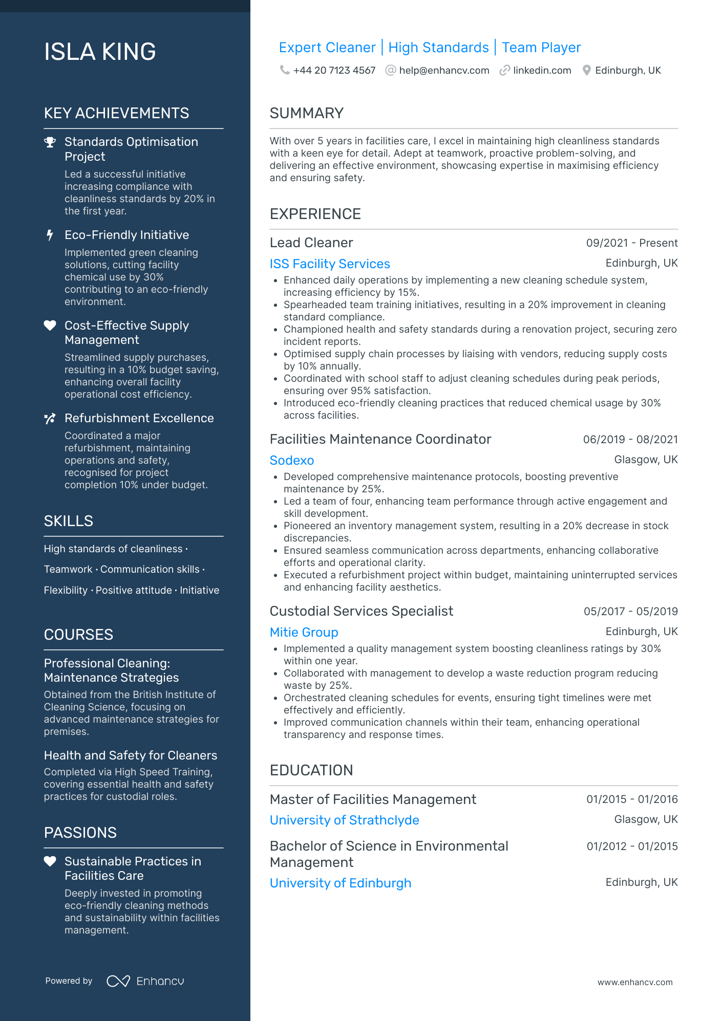Cleaner CV Examples & Guide for 2026