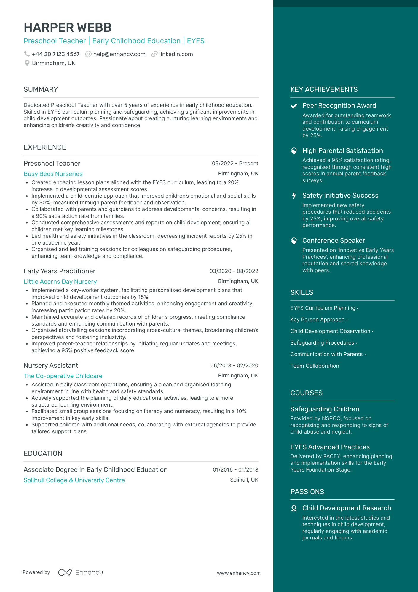 Teacher Assistant CV Examples & Guide for 2026