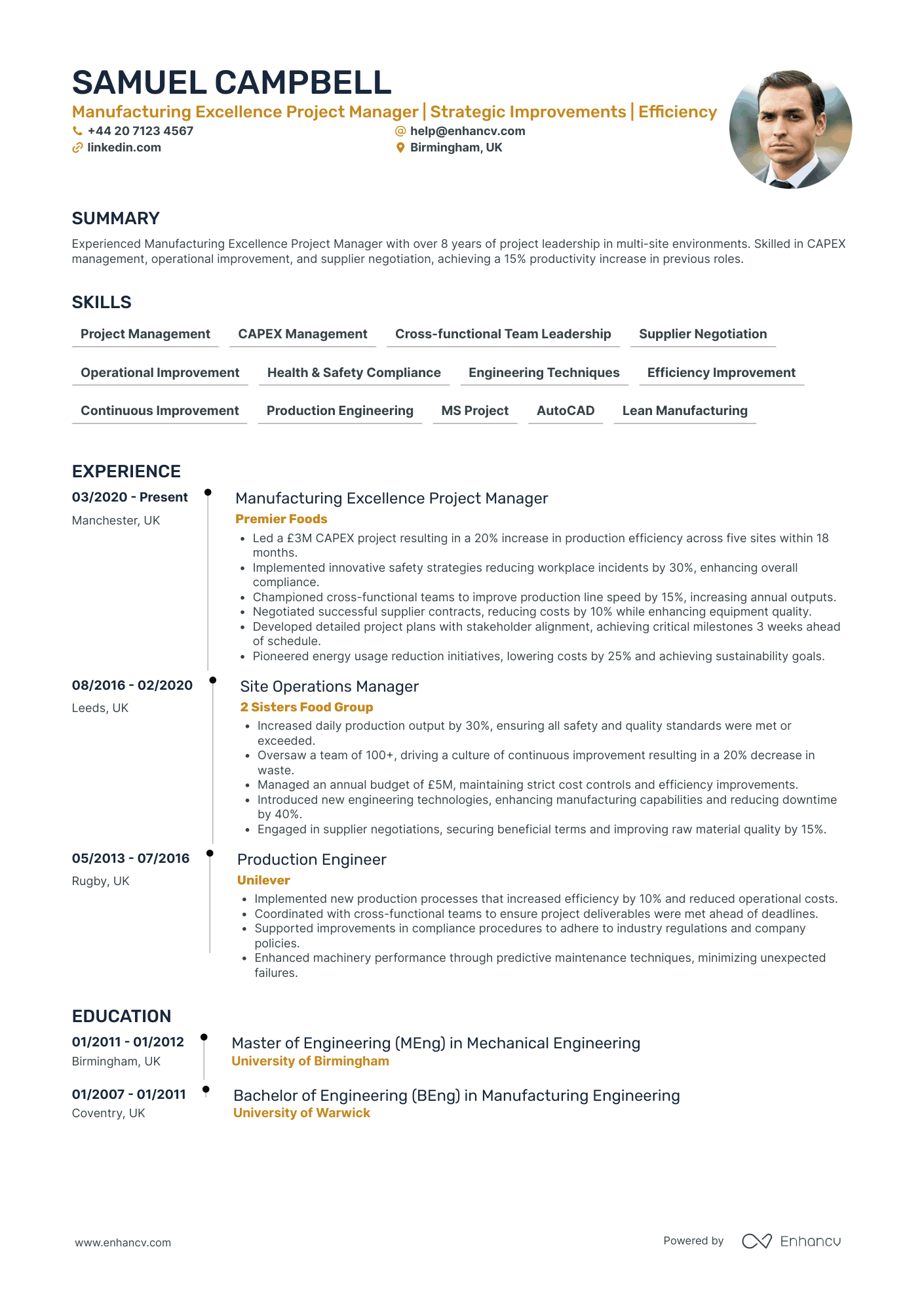 IT Project Manager CV Examples & Guide for 2026