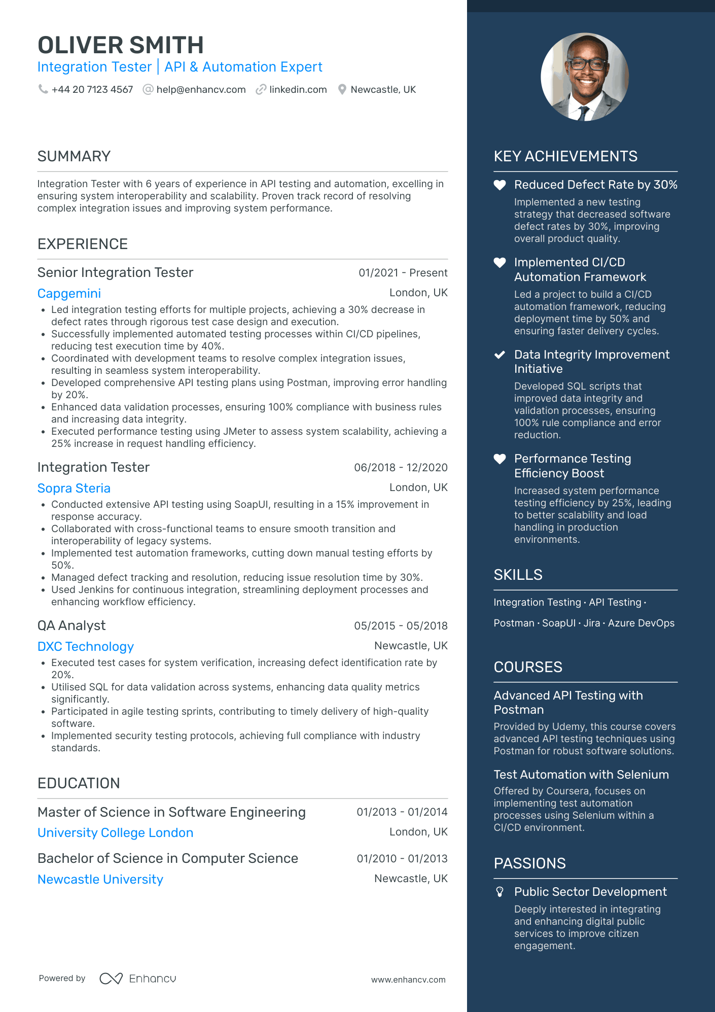 Software Tester CV Examples & Guide for 2026
