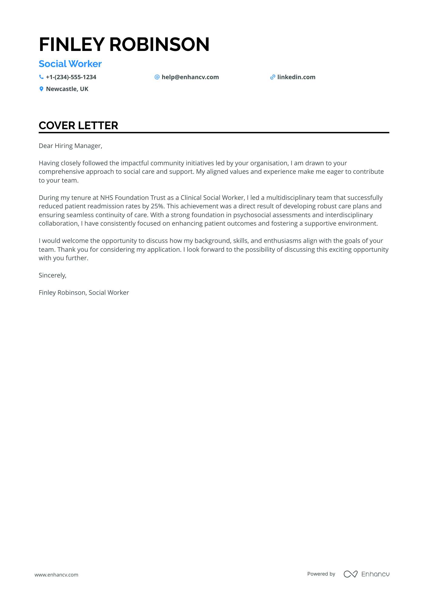 Care Worker Cover Letter Examples & Guide for 2026