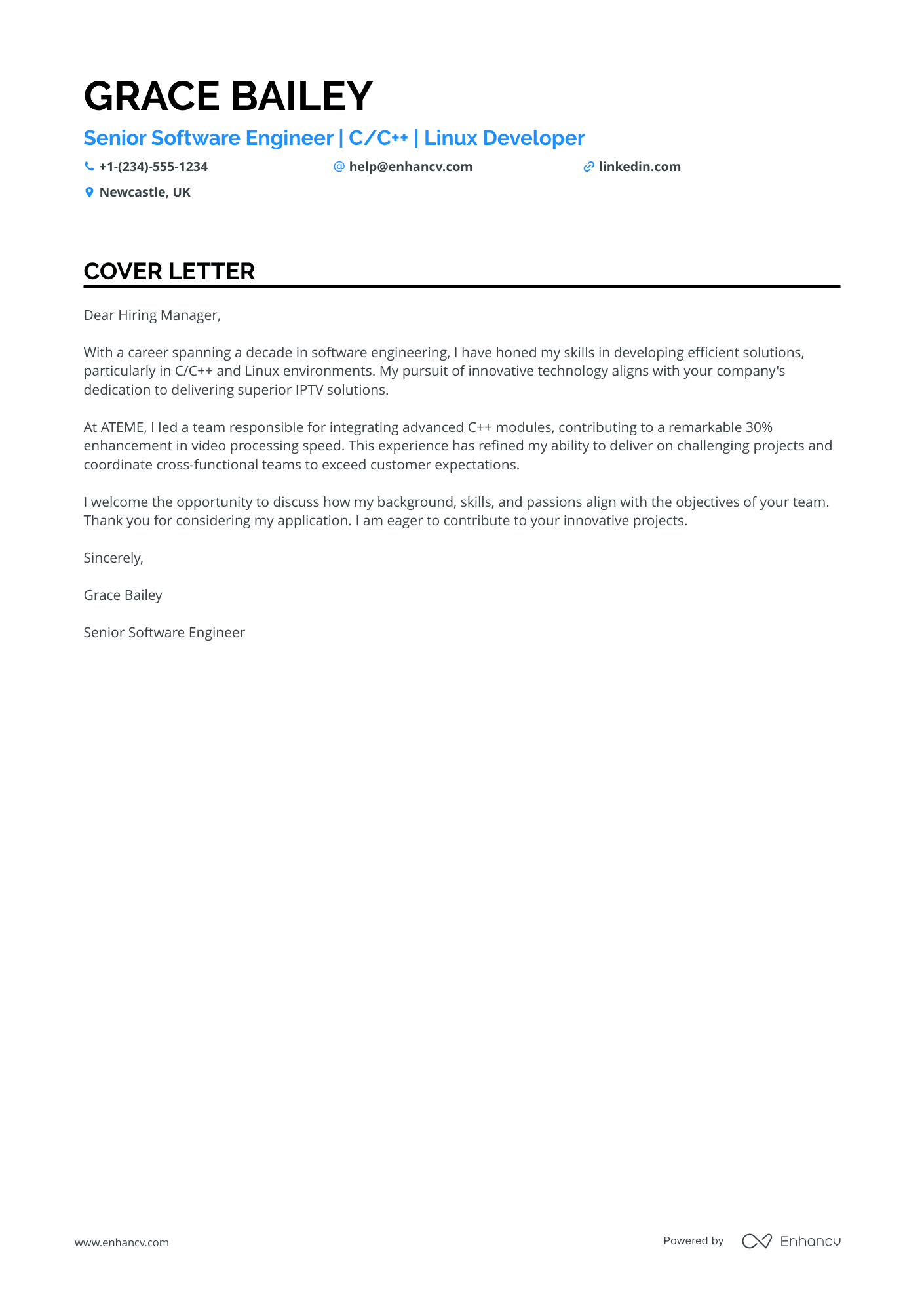 Audio Engineer Cover Letter Examples & Guide for 2025