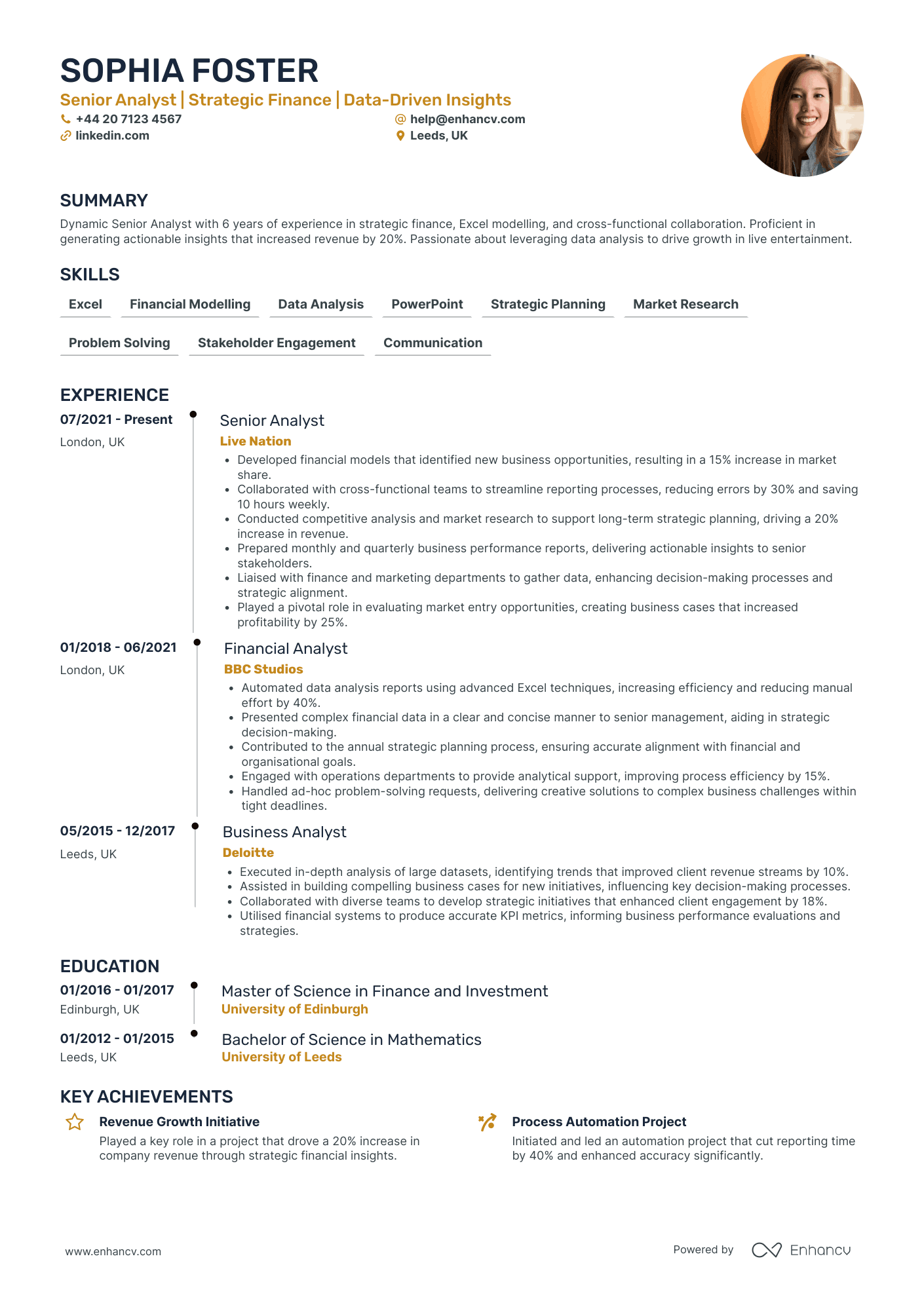 Senior Project Manager CV Examples & Guide for 2026