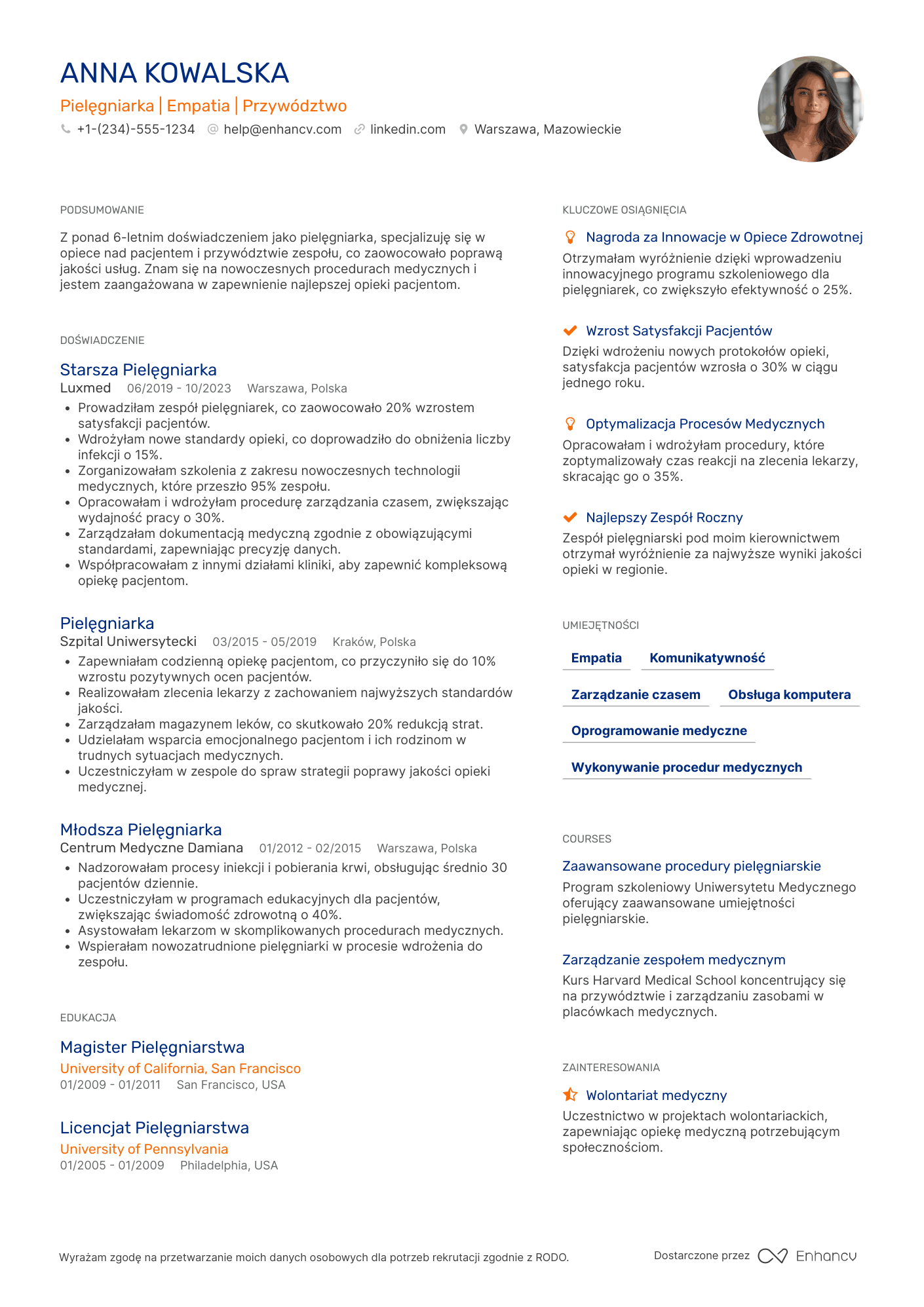 AI CV Builder | Najlepszy GPT AI CV Maker | Enhancv