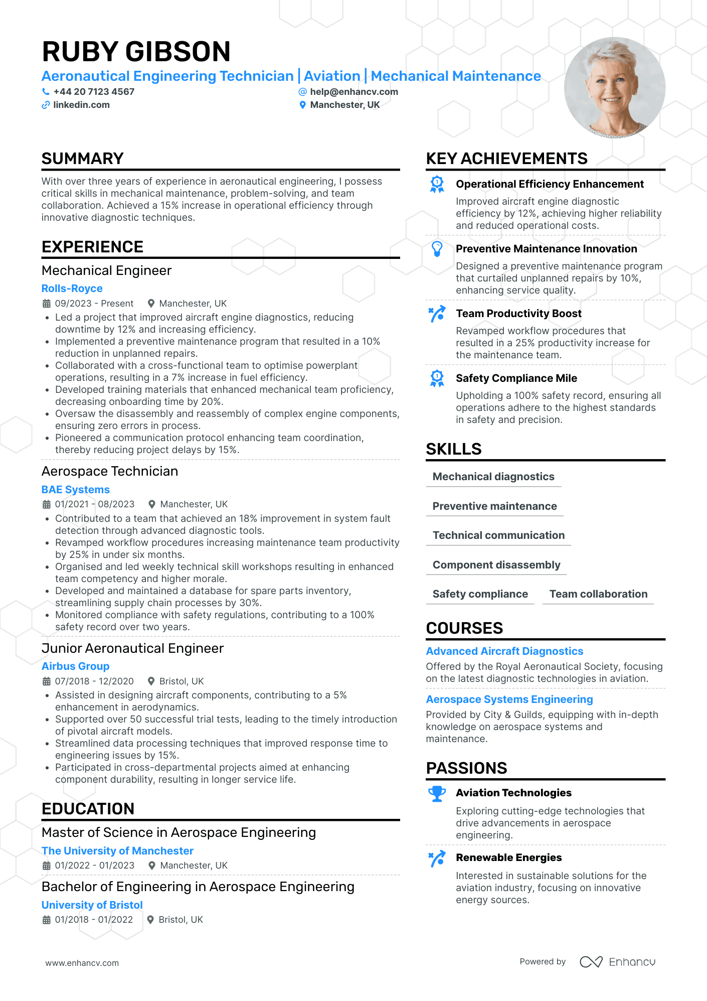 Aerospace Engineering CV Examples & Guide for 2026
