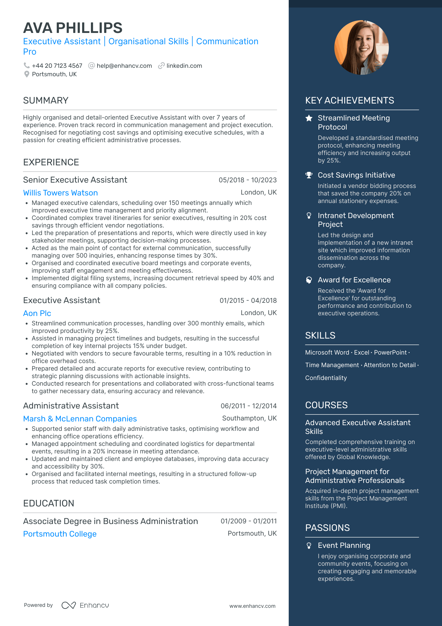 Executive Assistant CV Examples & Guide for 2025