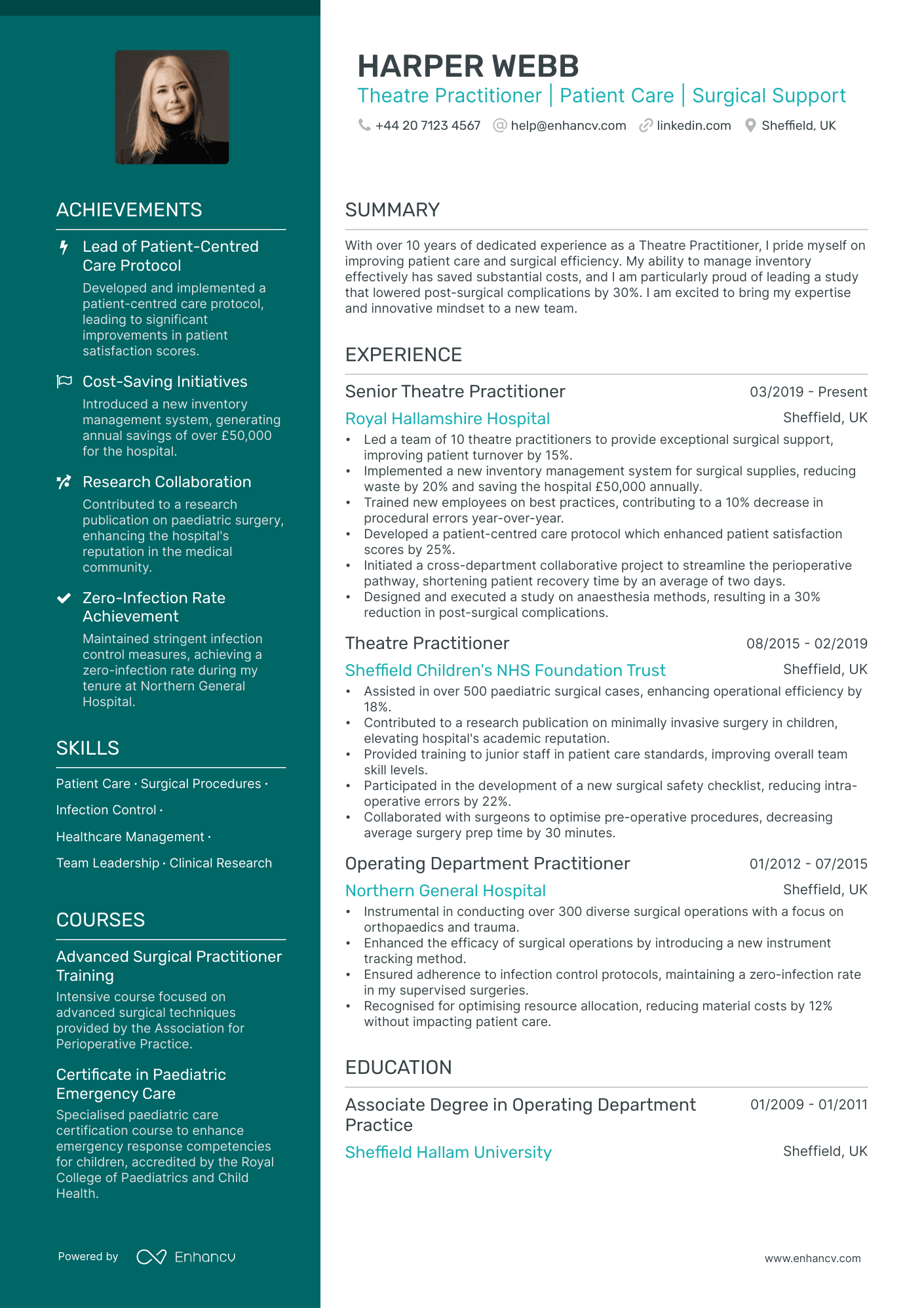 Theatre CV Examples & Guide for 2025
