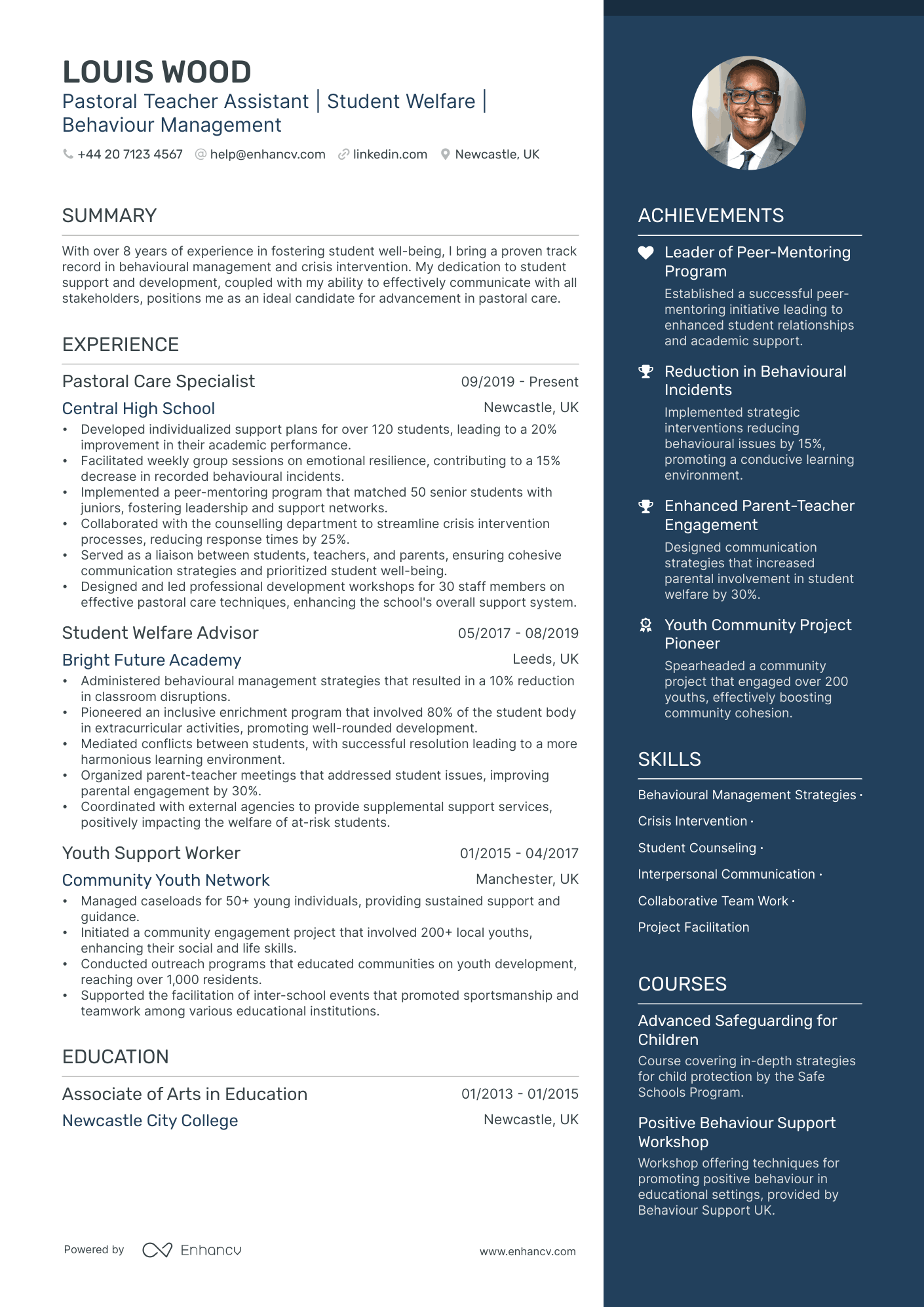Teacher Assistant CV Examples & Guide for 2025