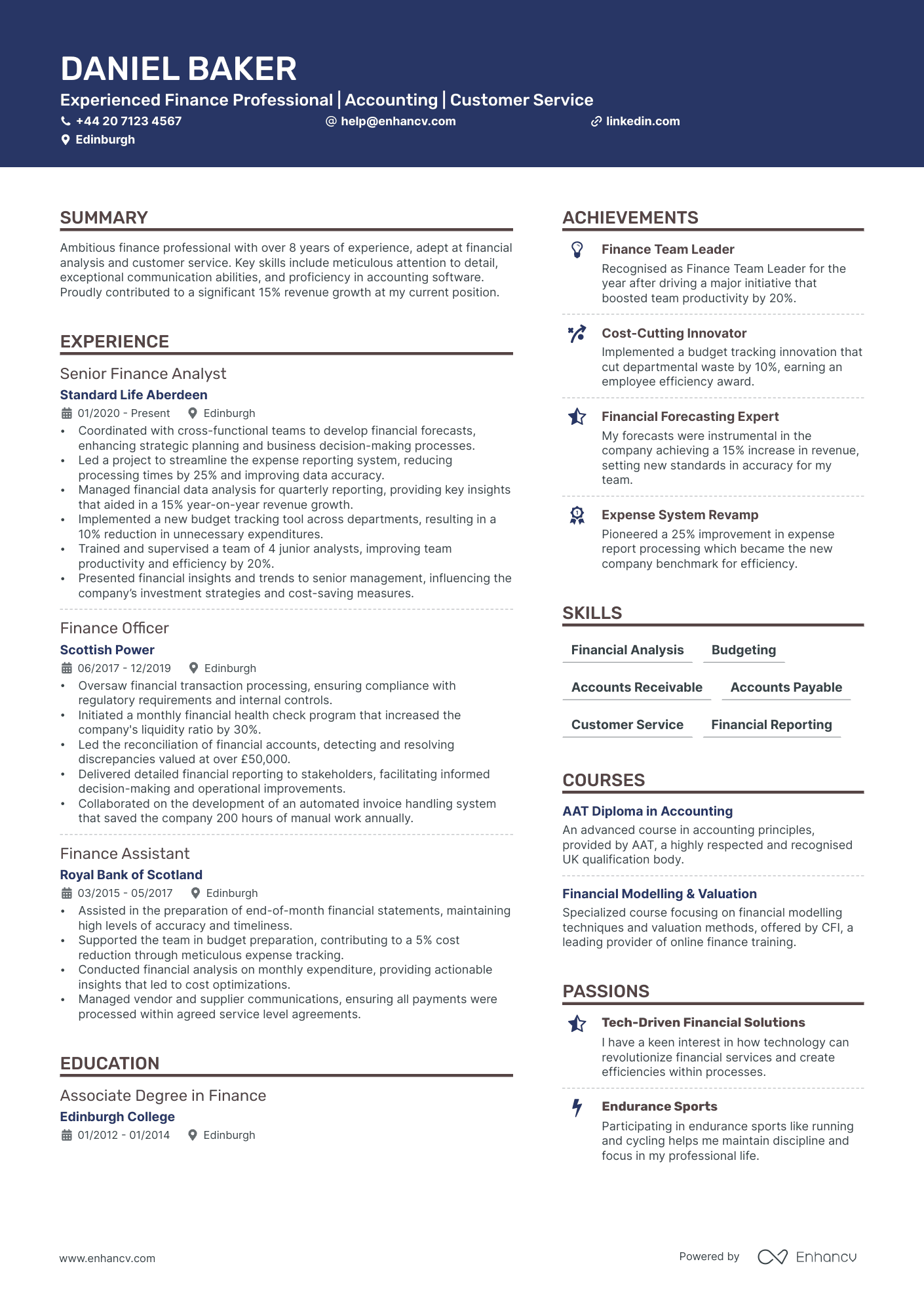 Accounts Payable CV Examples & Guide for 2025