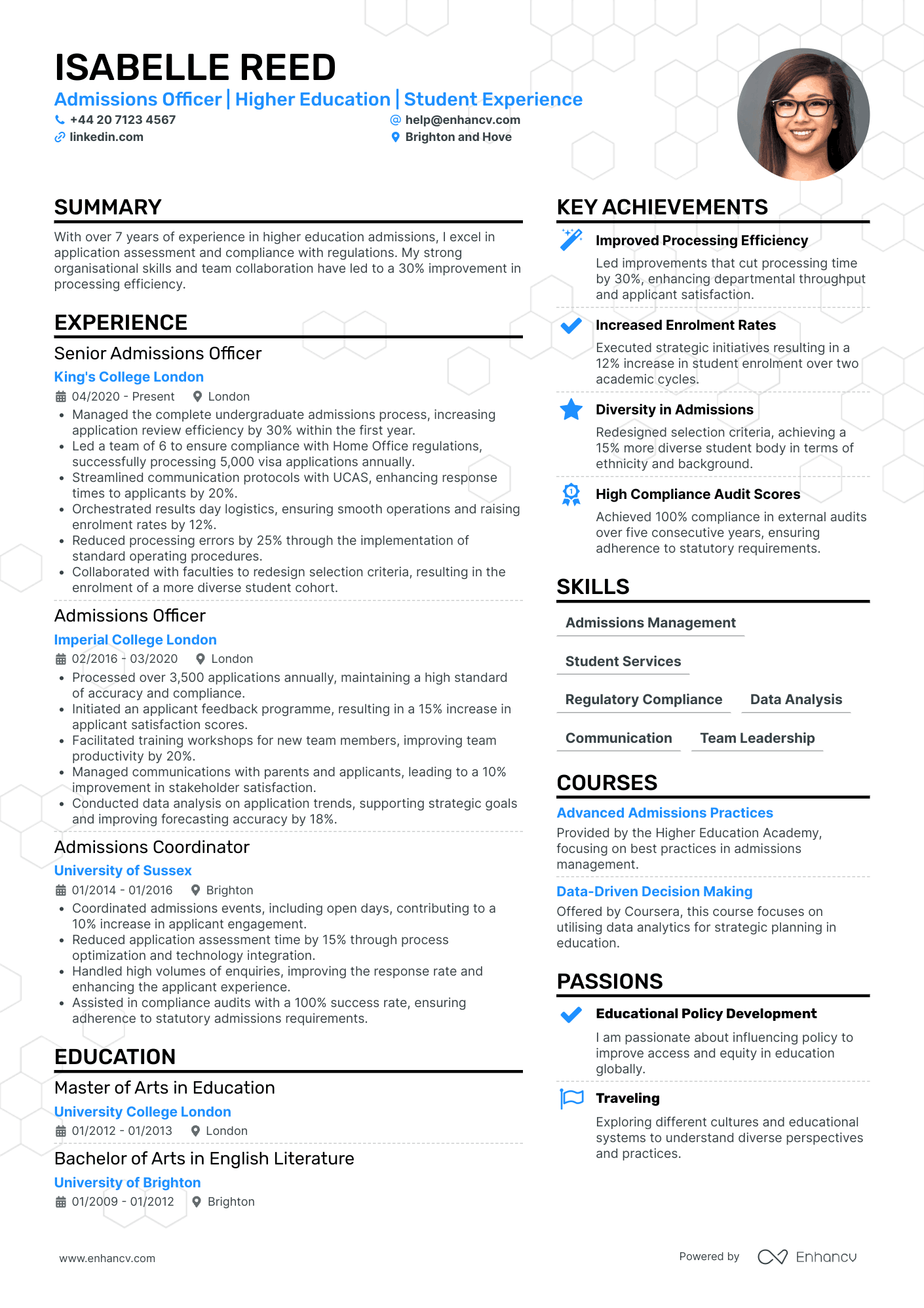 College CV Examples & Guide for 2026