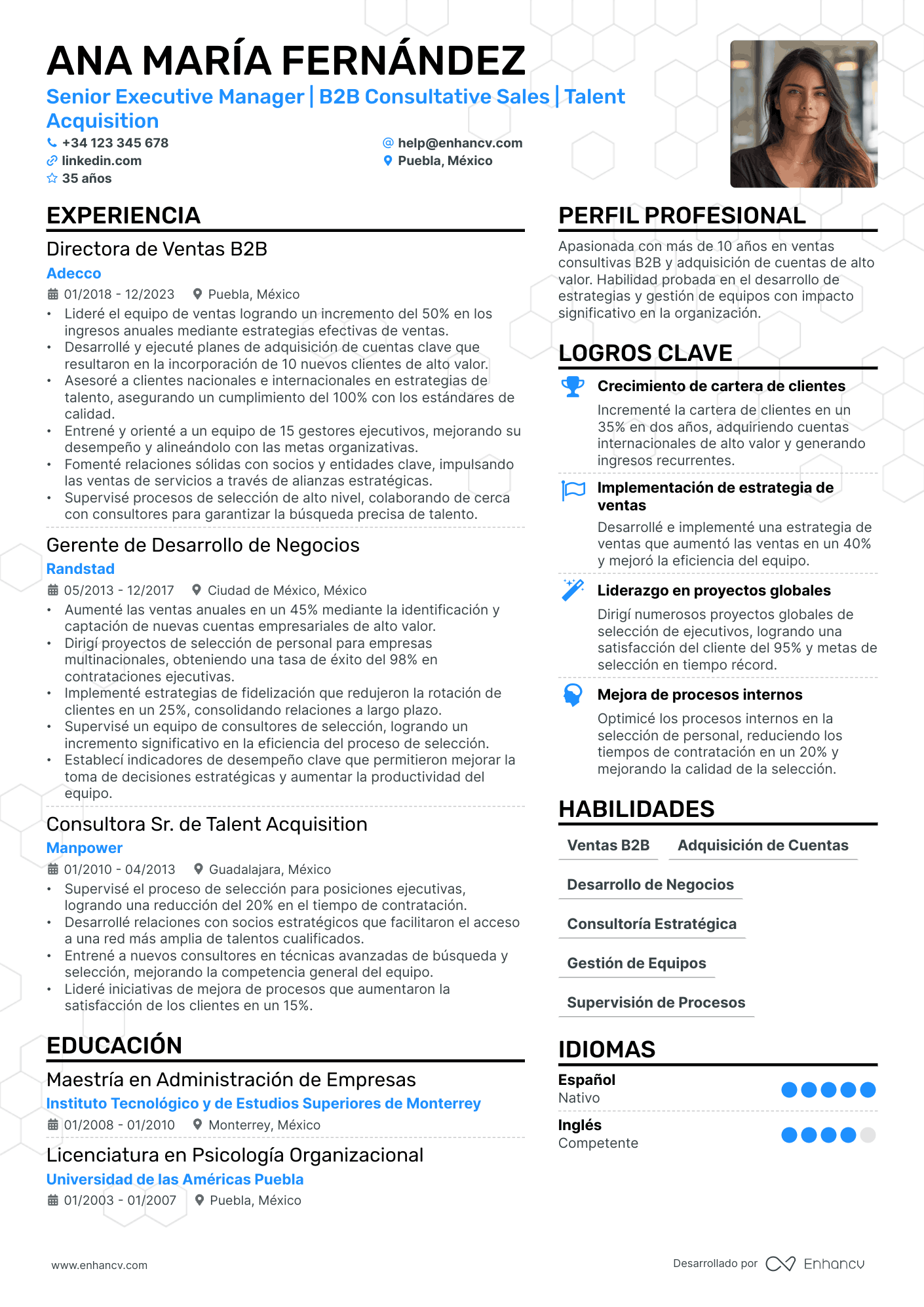 Currículum de Ejecutivo: Guía completa con Ejemplos Exitosos