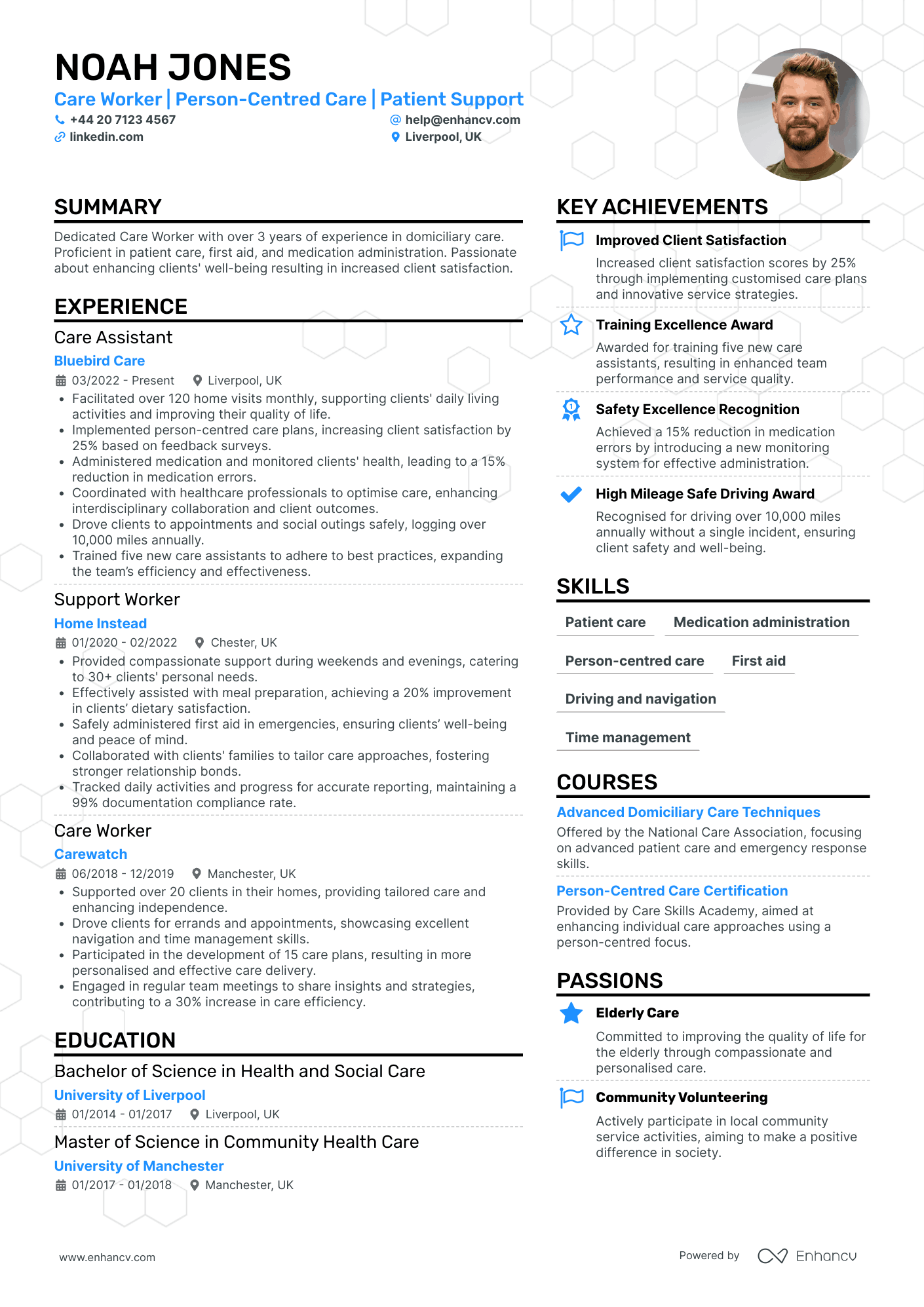Caregiver CV Examples & Guide for 2026