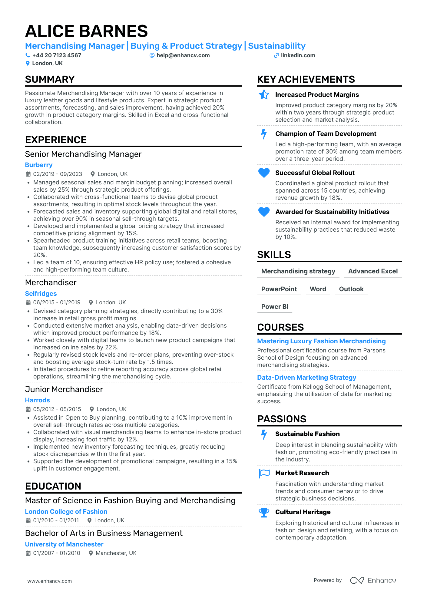 Store Manager CV Examples & Guide for 2025