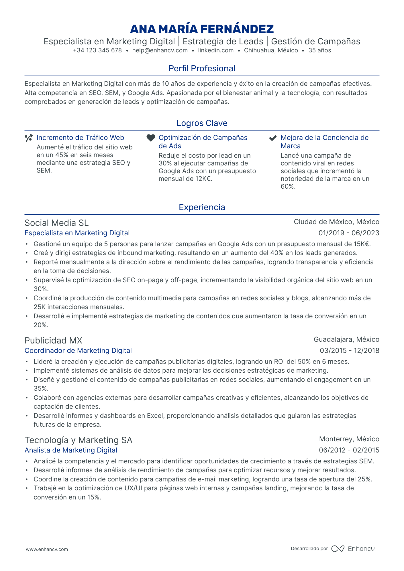 CV Manager: 21 plantillas para optimizar tu CV de gerente